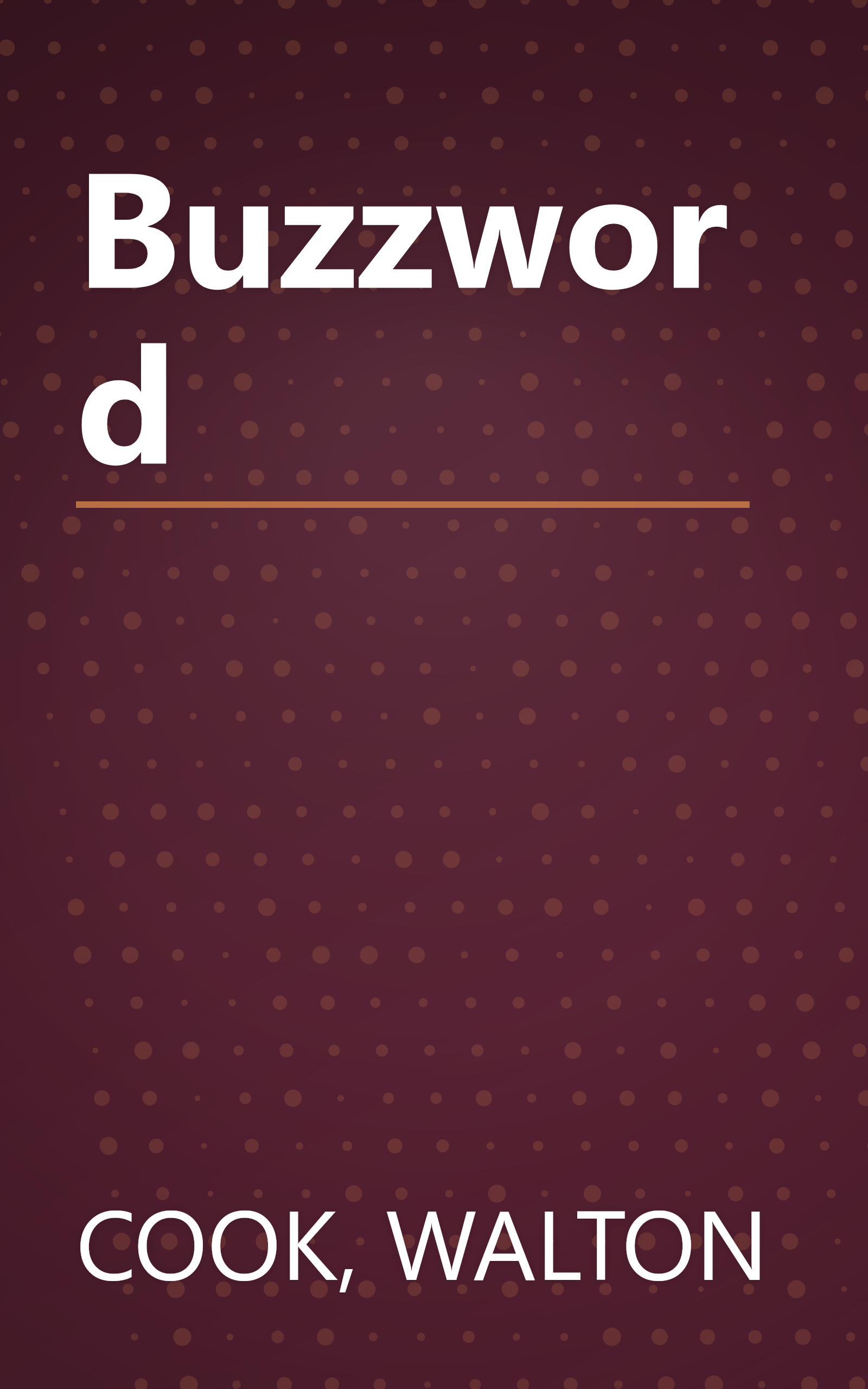 Buzzword book cover