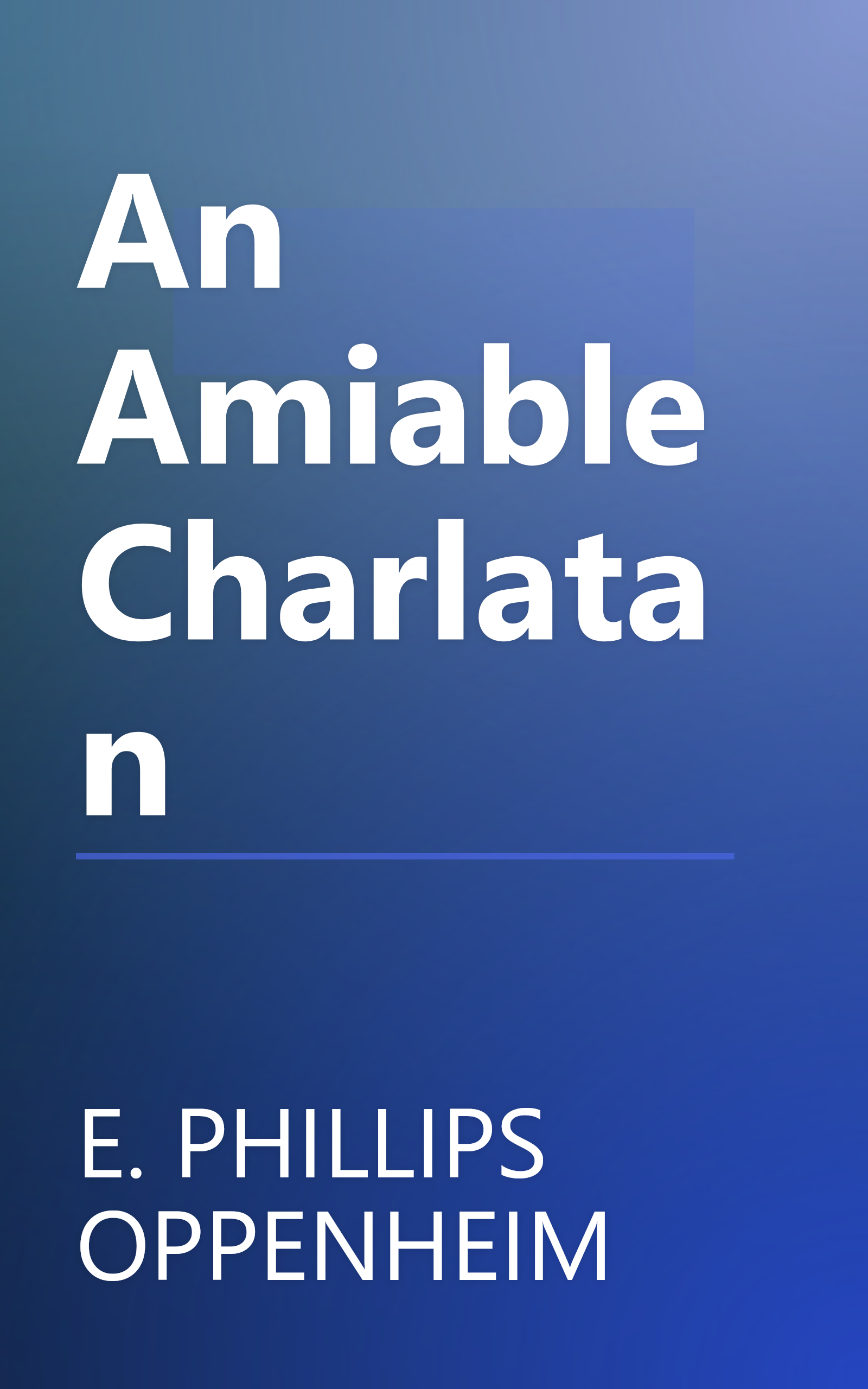 An Amiable Charlatan book cover