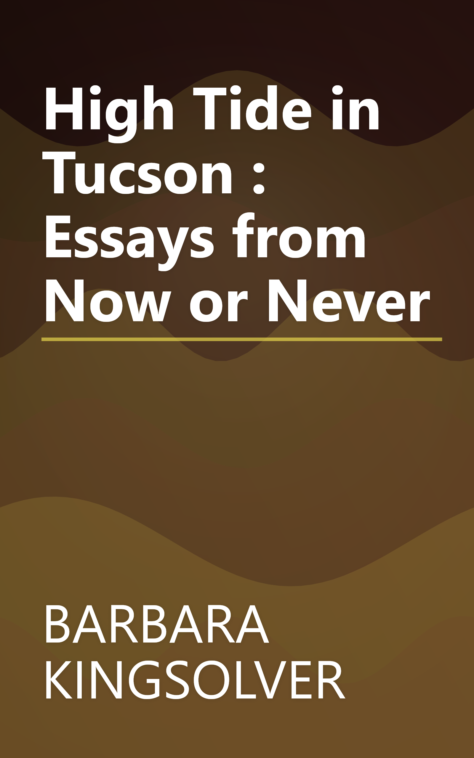 High Tide in Tucson : Essays from Now or Never book cover