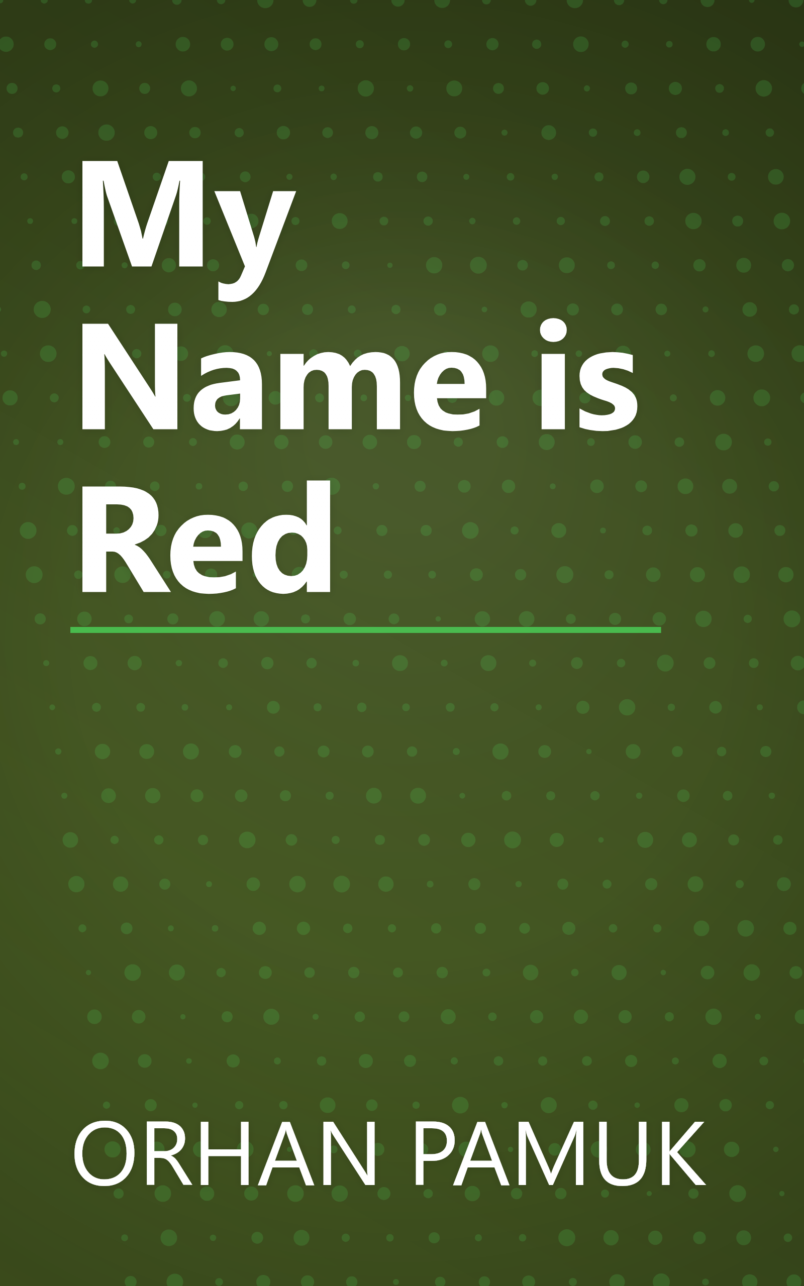 My Name is Red book cover
