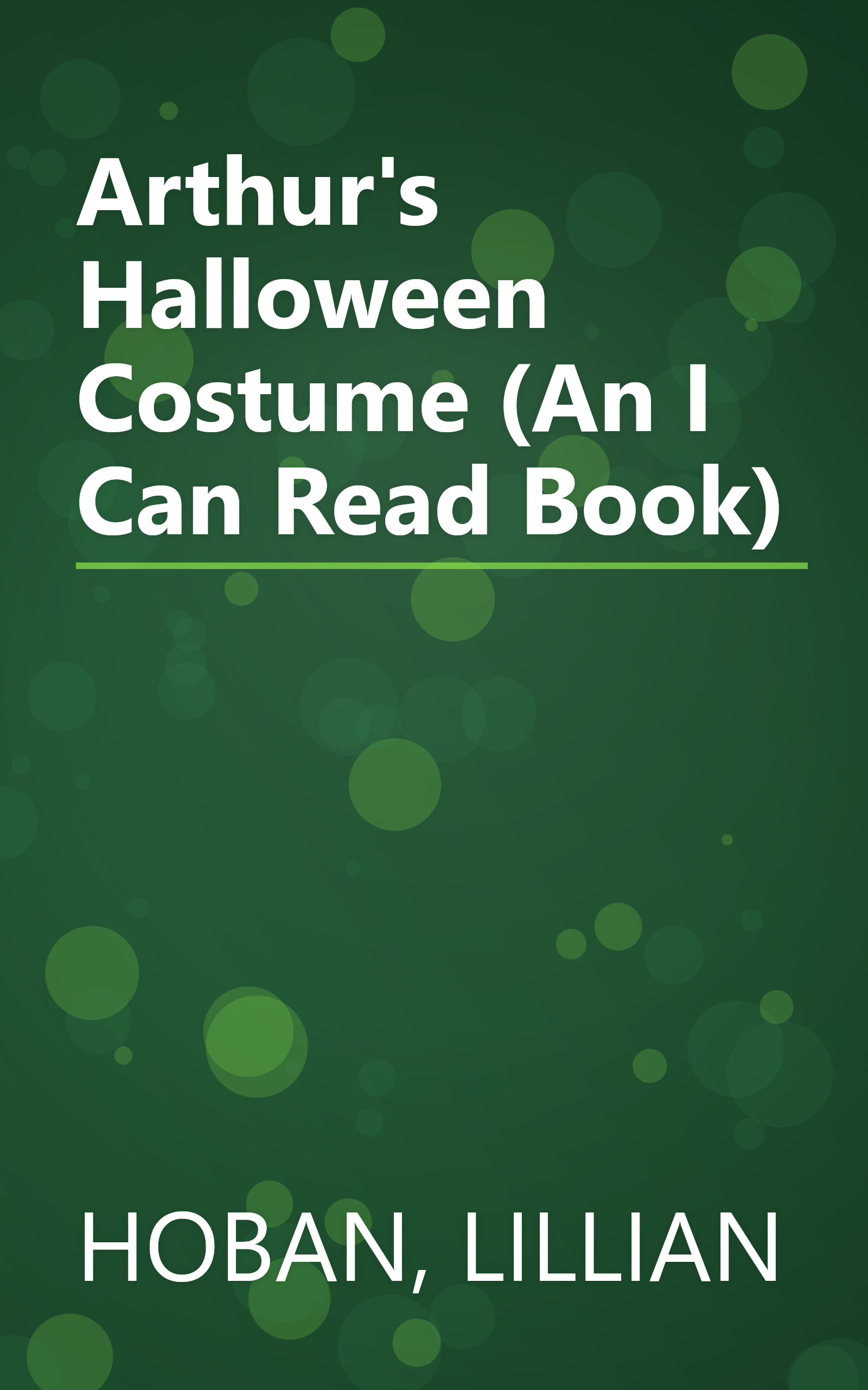 Arthur's Halloween Costume (An I Can Read Book) book cover