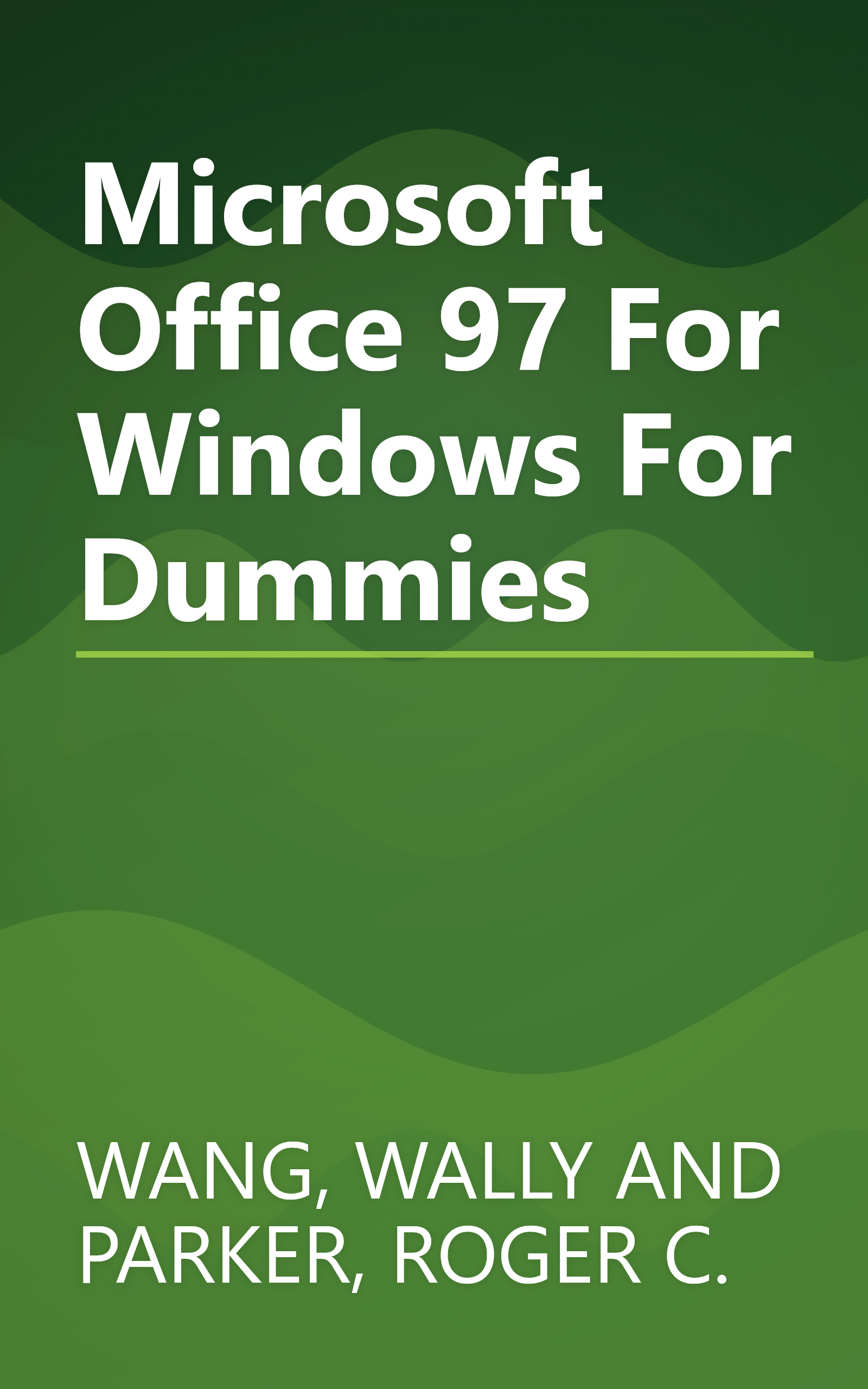 Microsoft Office 97 For Windows For Dummies book cover