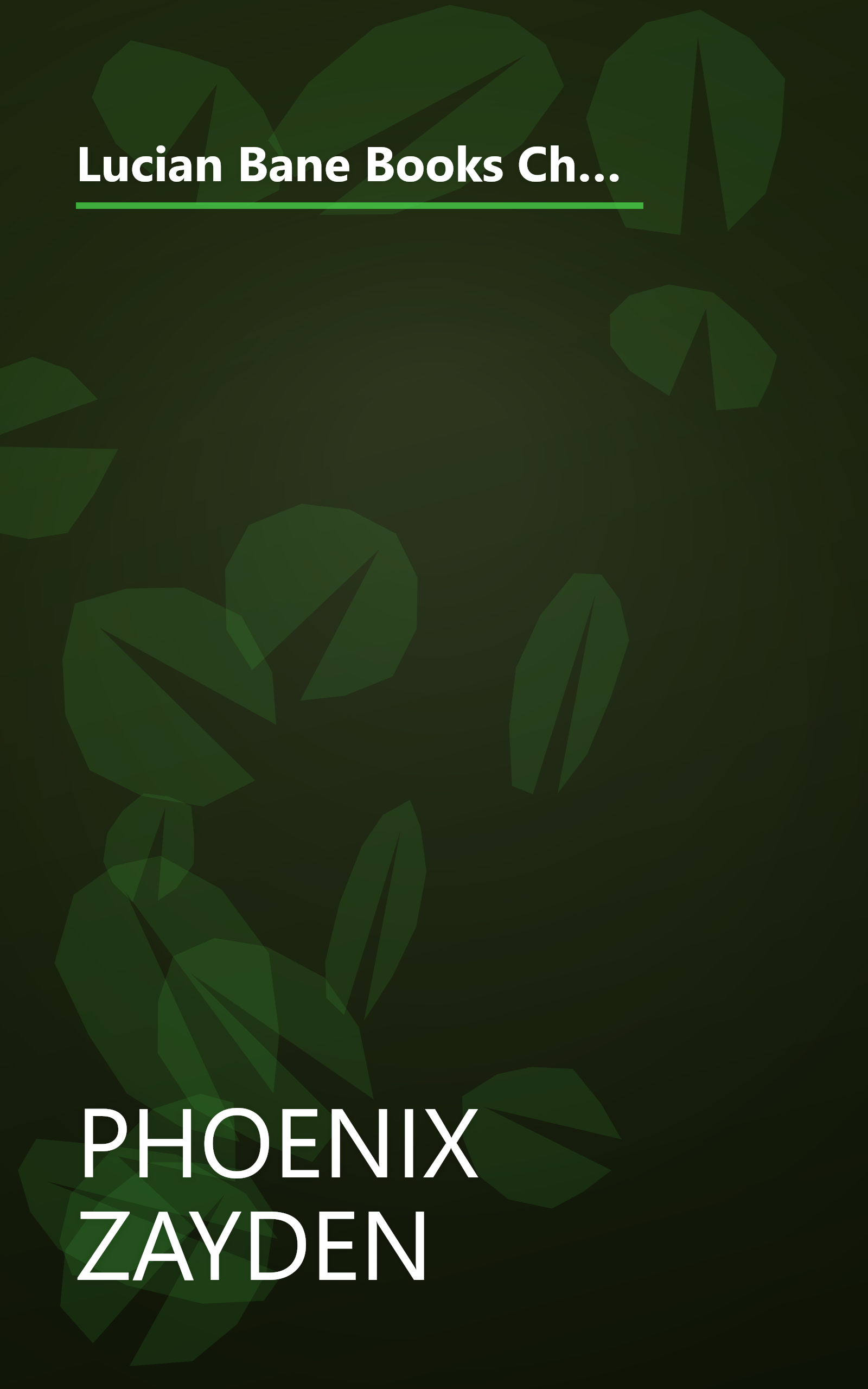 Lucian Bane Books Checklist: Reading Order of Dom Wars Series, Mercy Series, Ruin Series, Reginald Bones Series and List of All Lucian Bane Books book cover