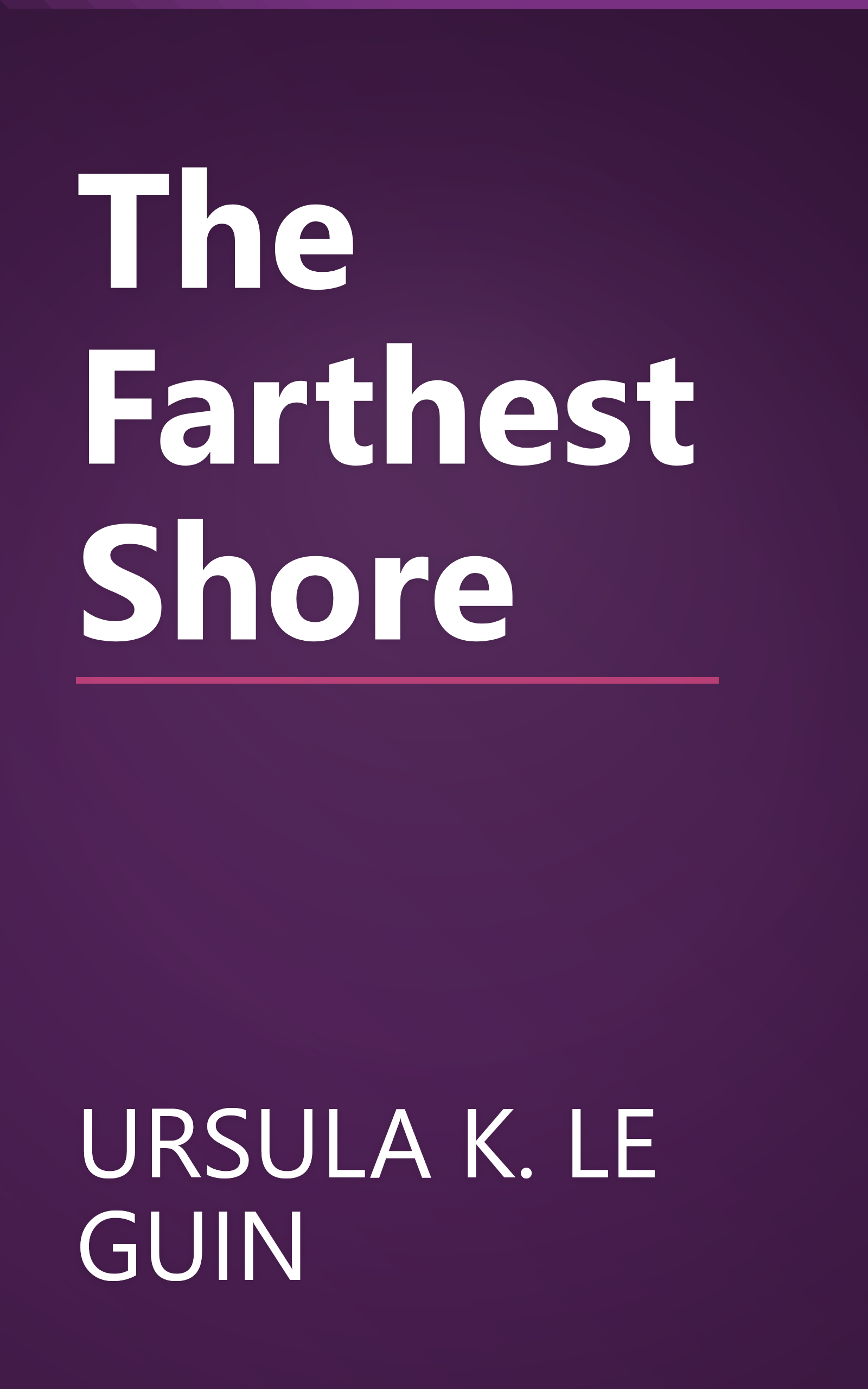 The Farthest Shore book cover