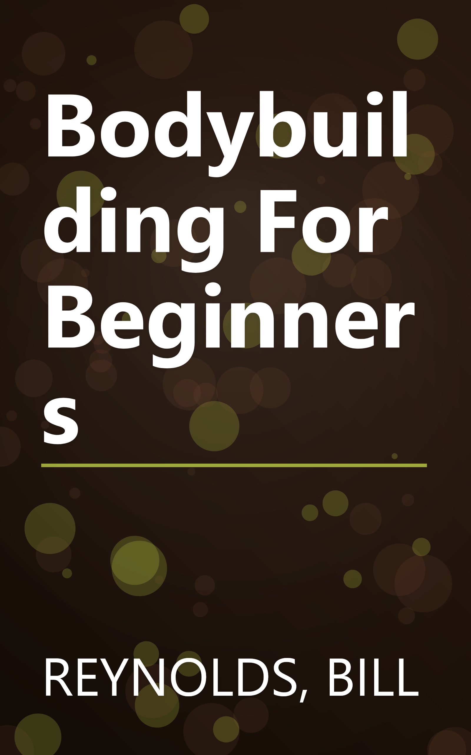 Bodybuilding For Beginners book cover