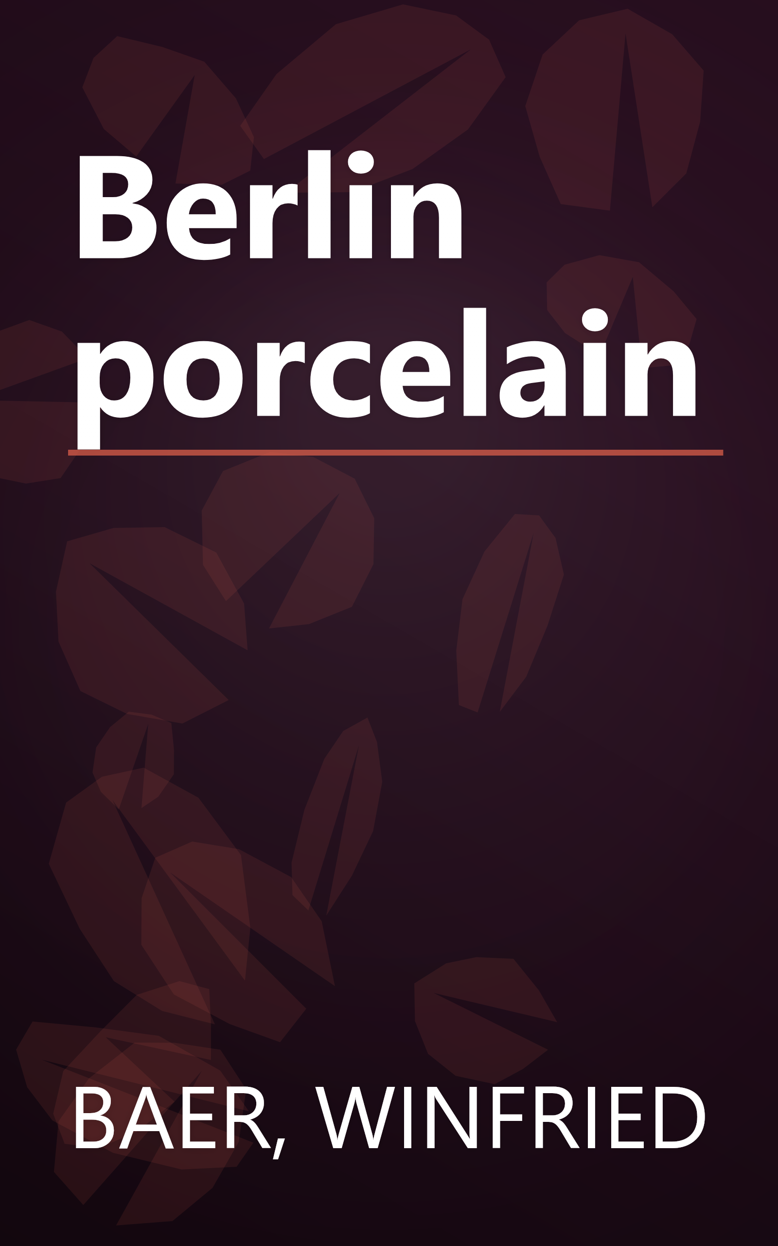 Berlin porcelain book cover