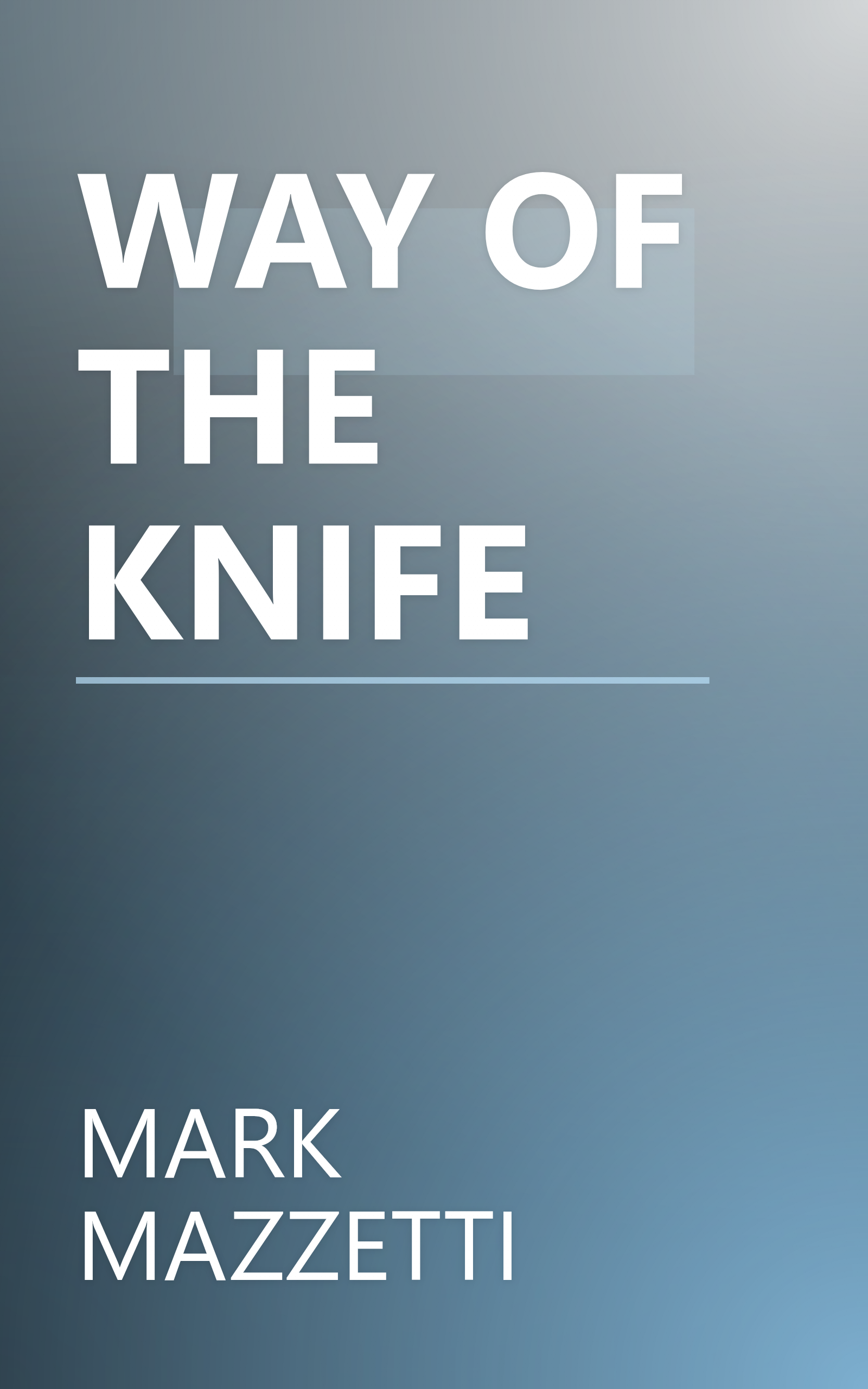 WAY OF THE KNIFE book cover