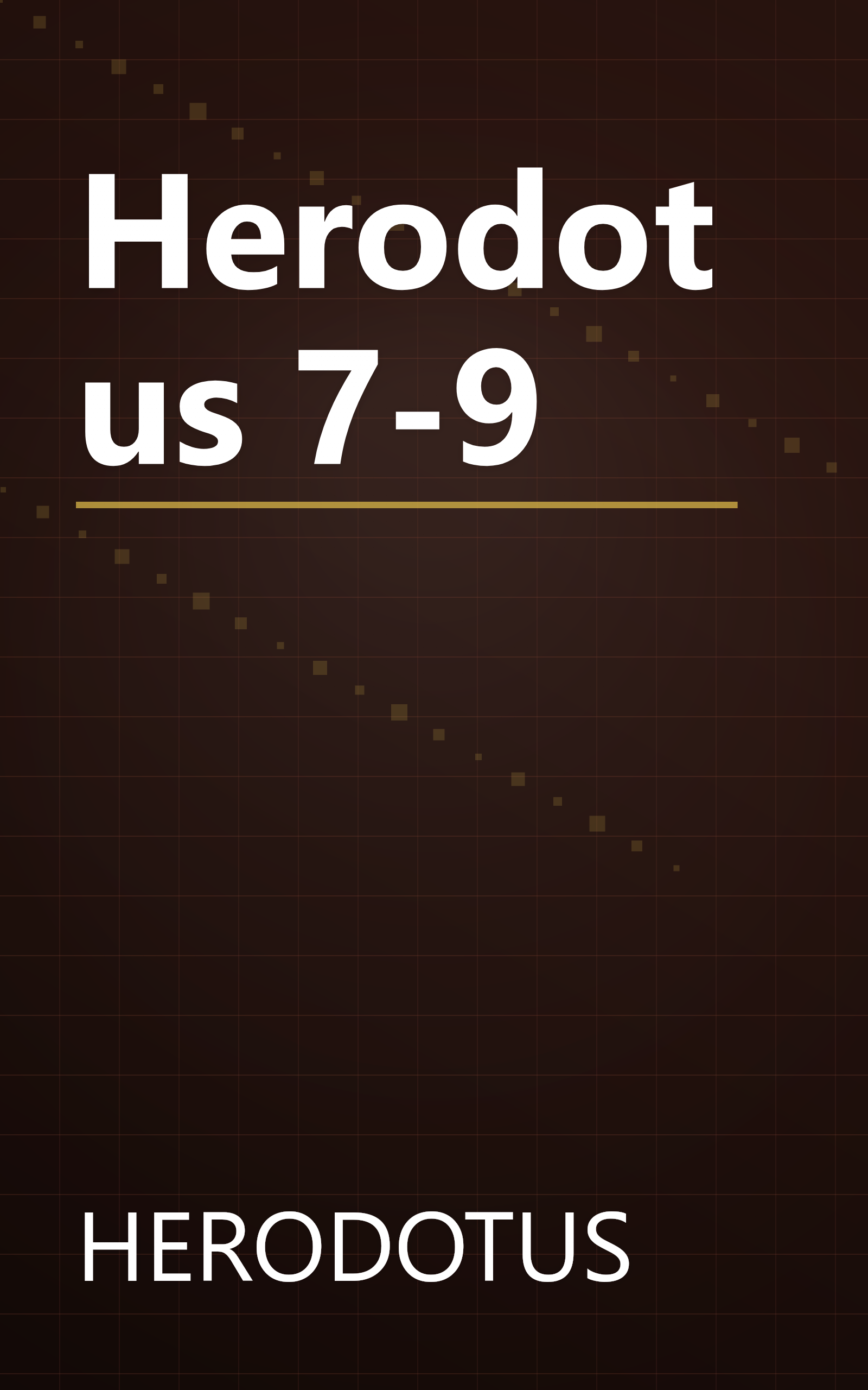 Herodotus 7-9 book cover