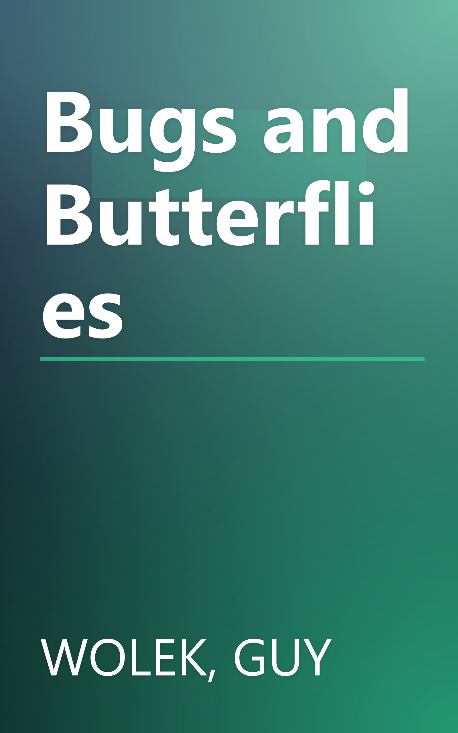 Bugs and Butterflies book cover