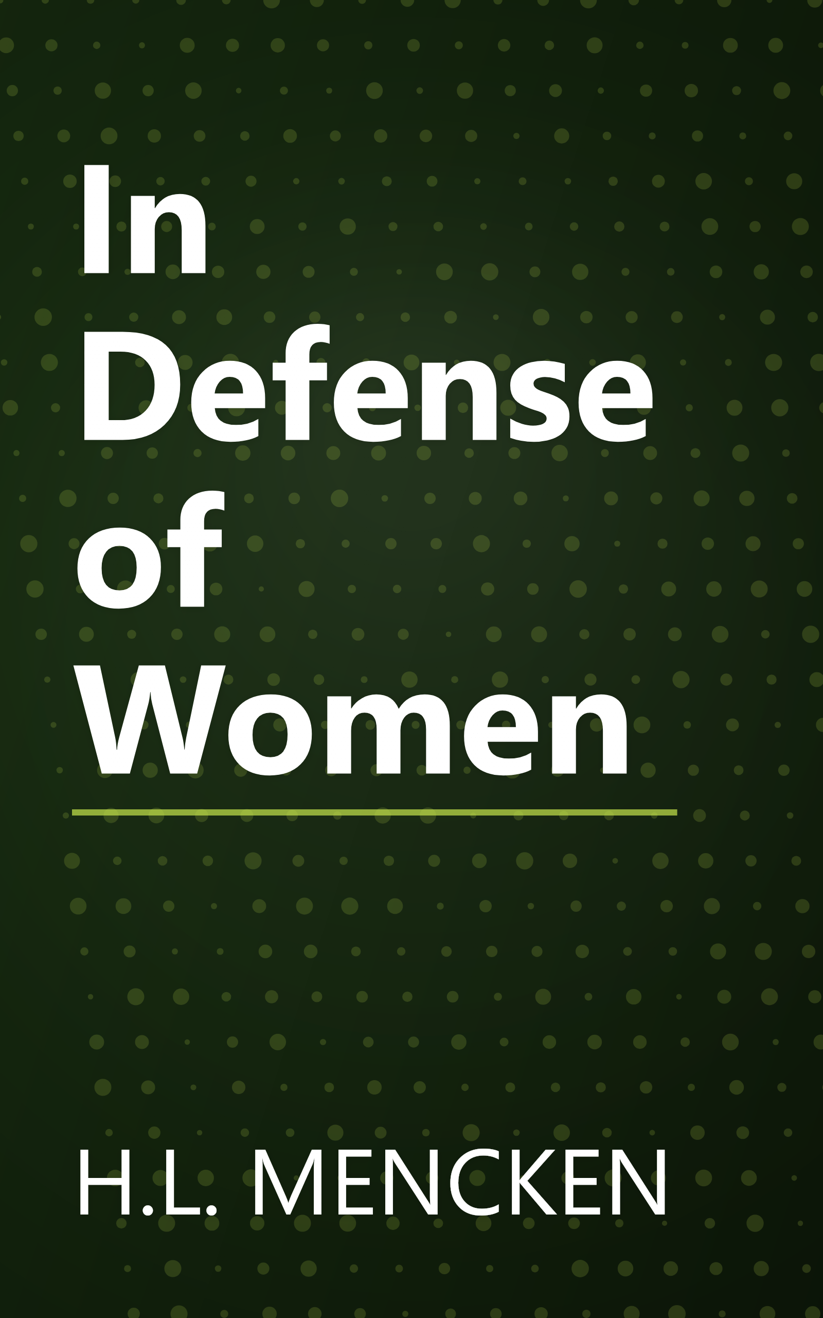 In Defense of Women book cover