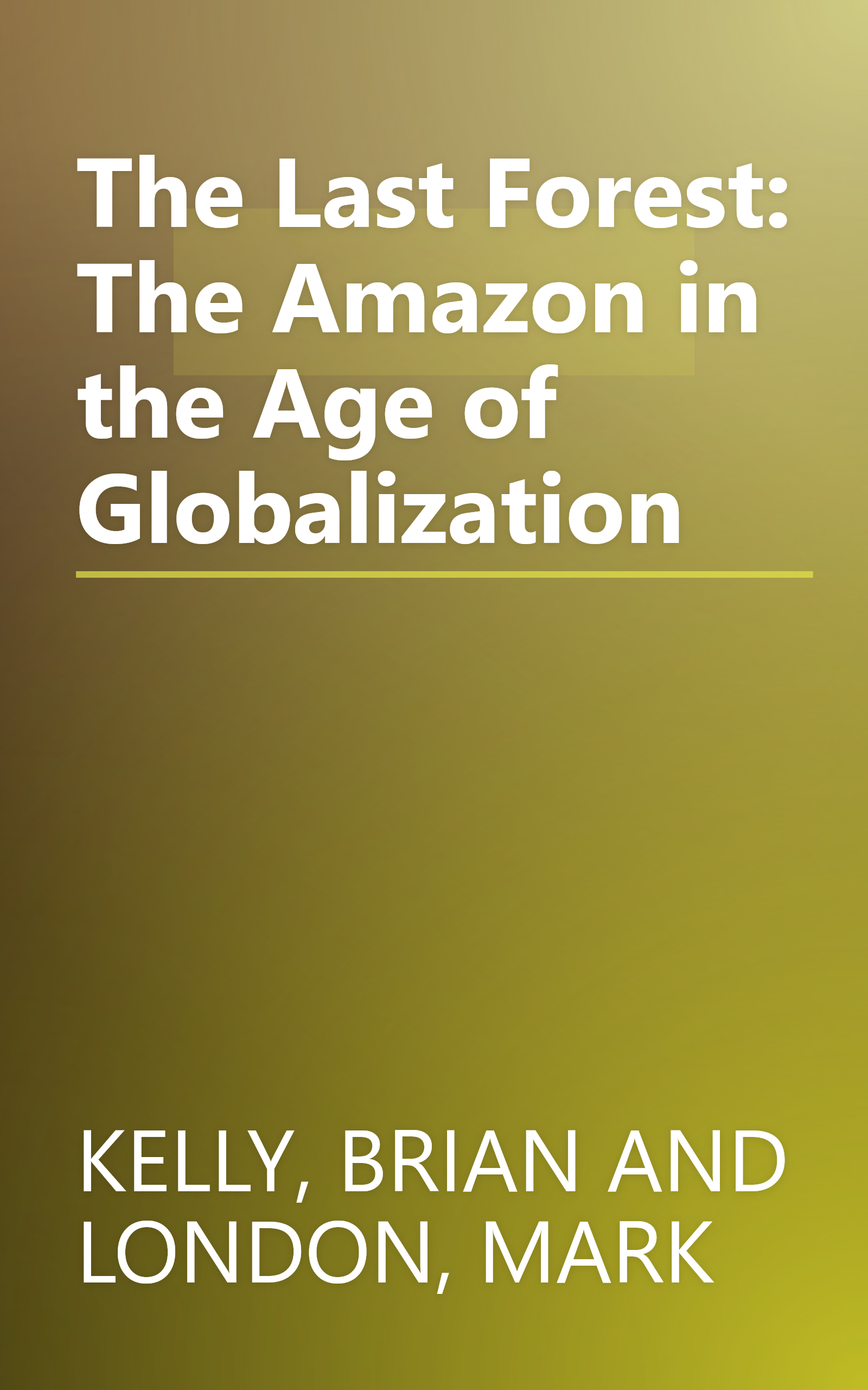 The Last Forest: The Amazon in the Age of Globalization book cover