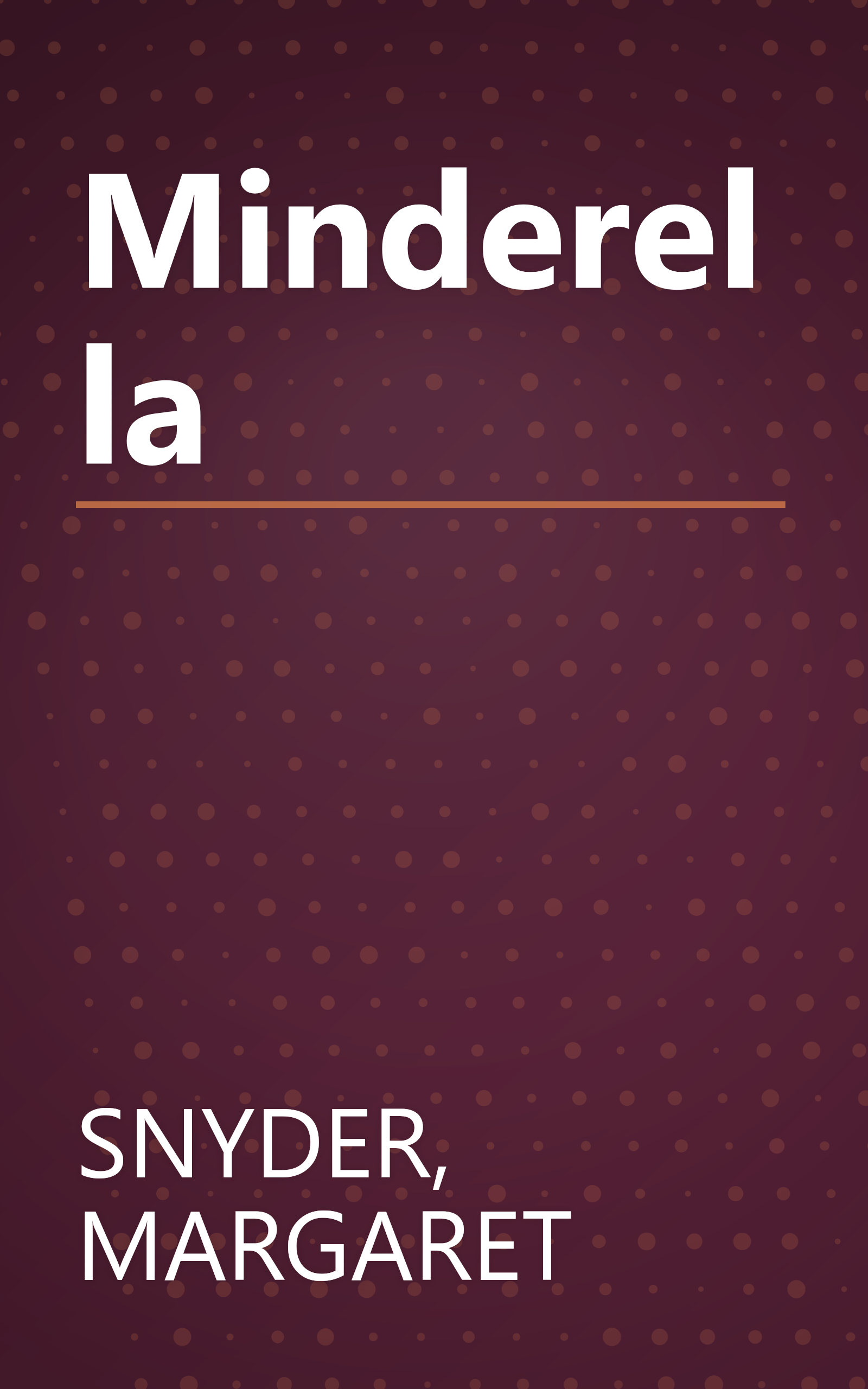 Minderella book cover