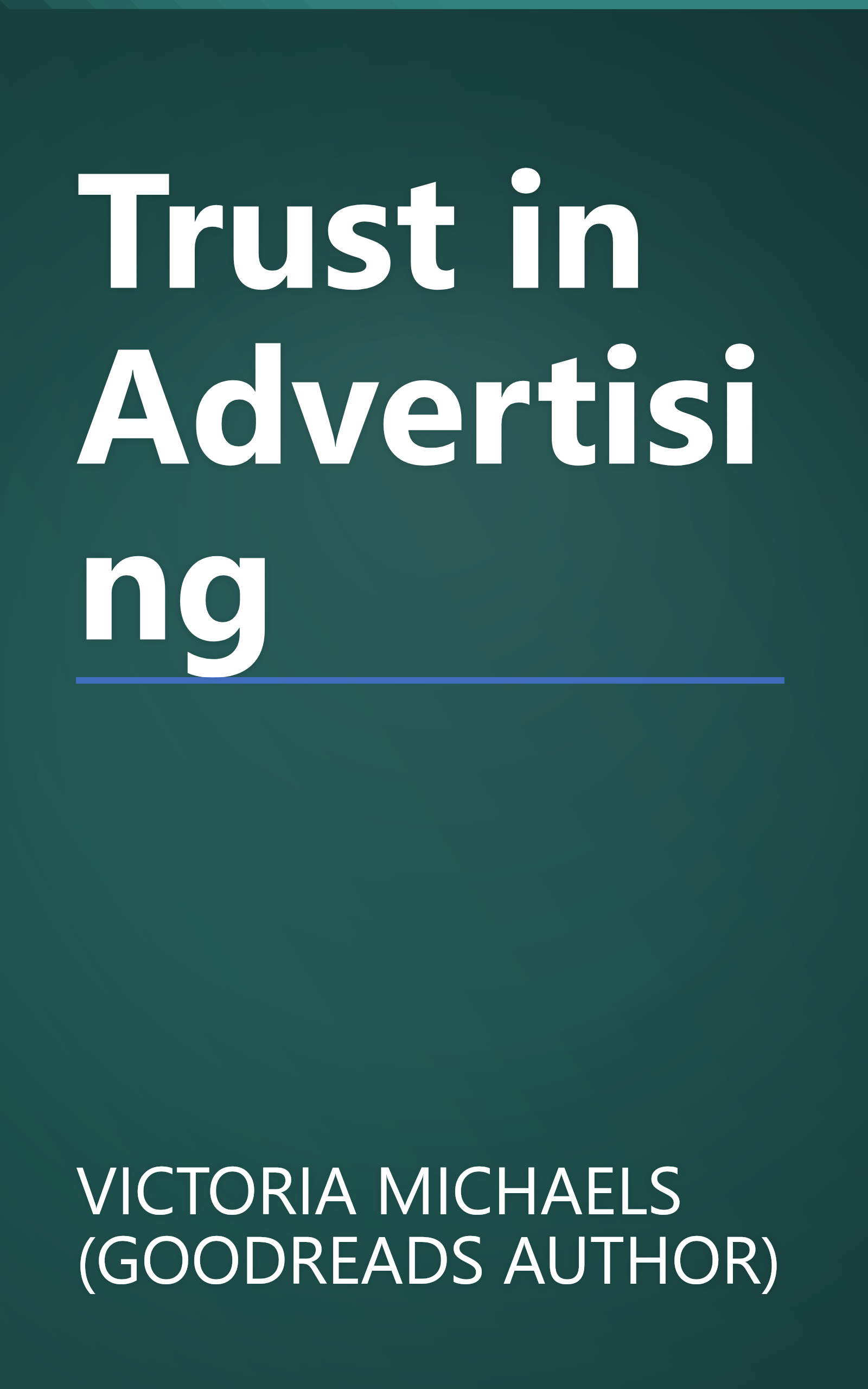Trust in Advertising book cover