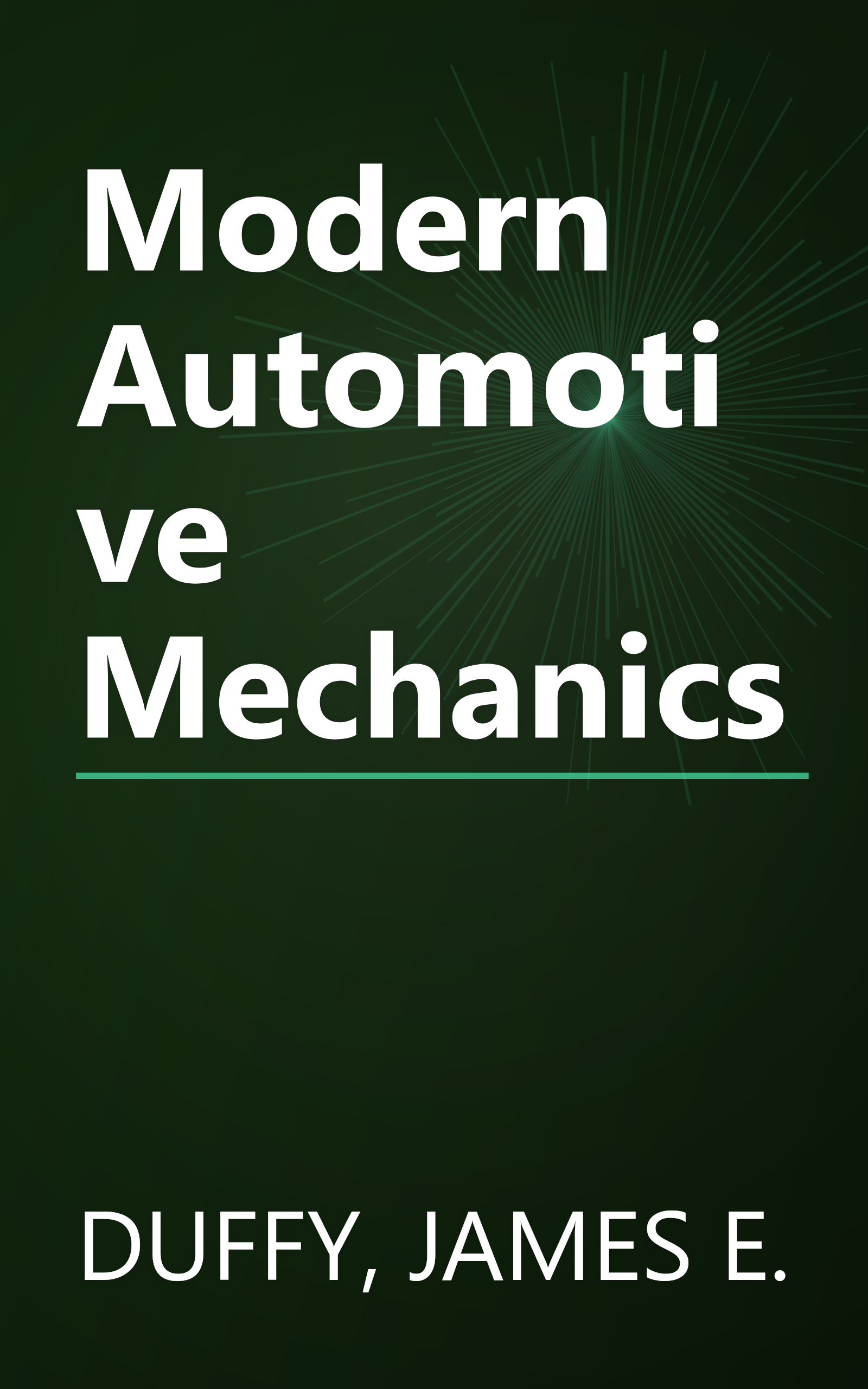 Modern Automotive Mechanics book cover