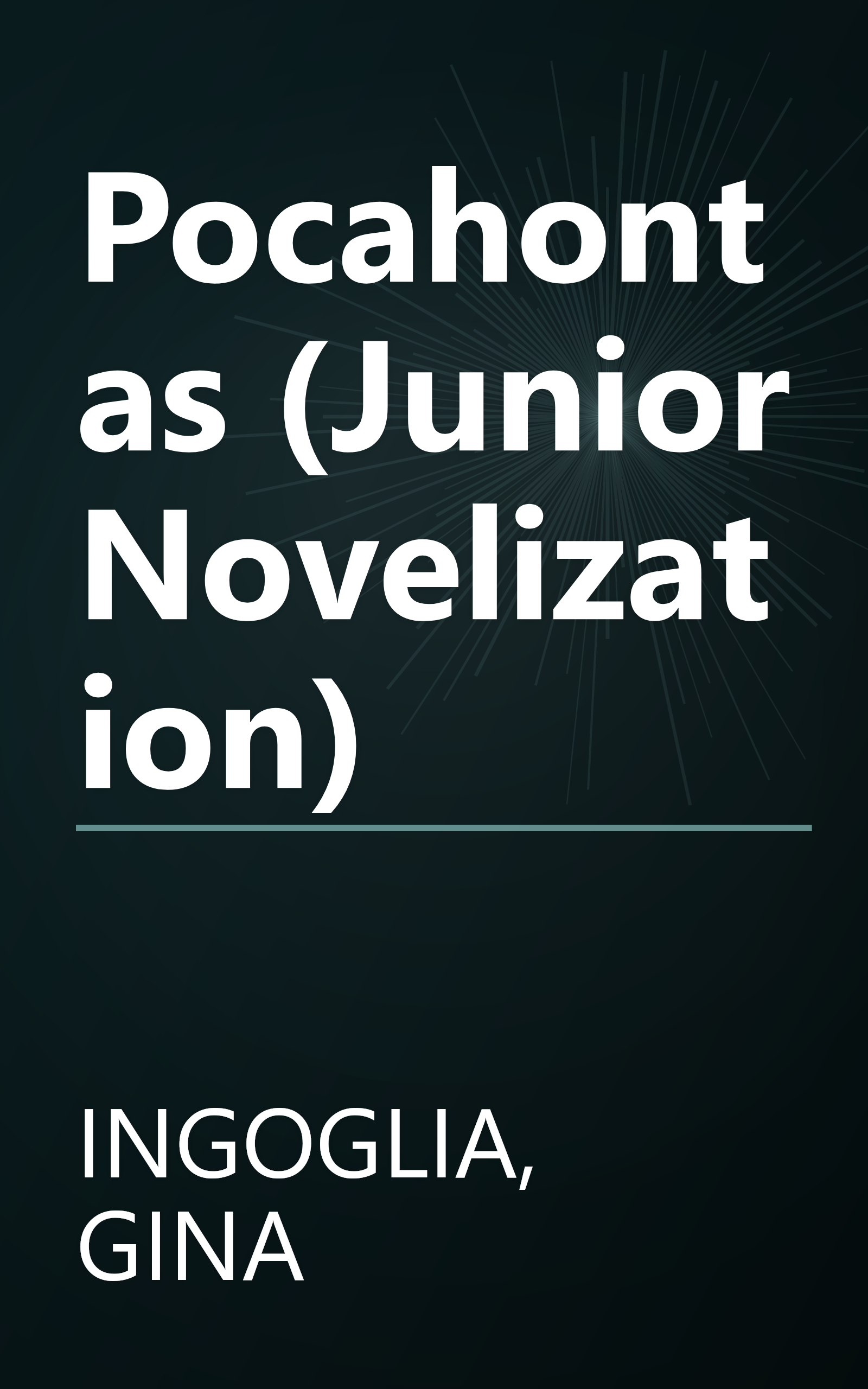 Pocahontas (Junior Novelization) book cover