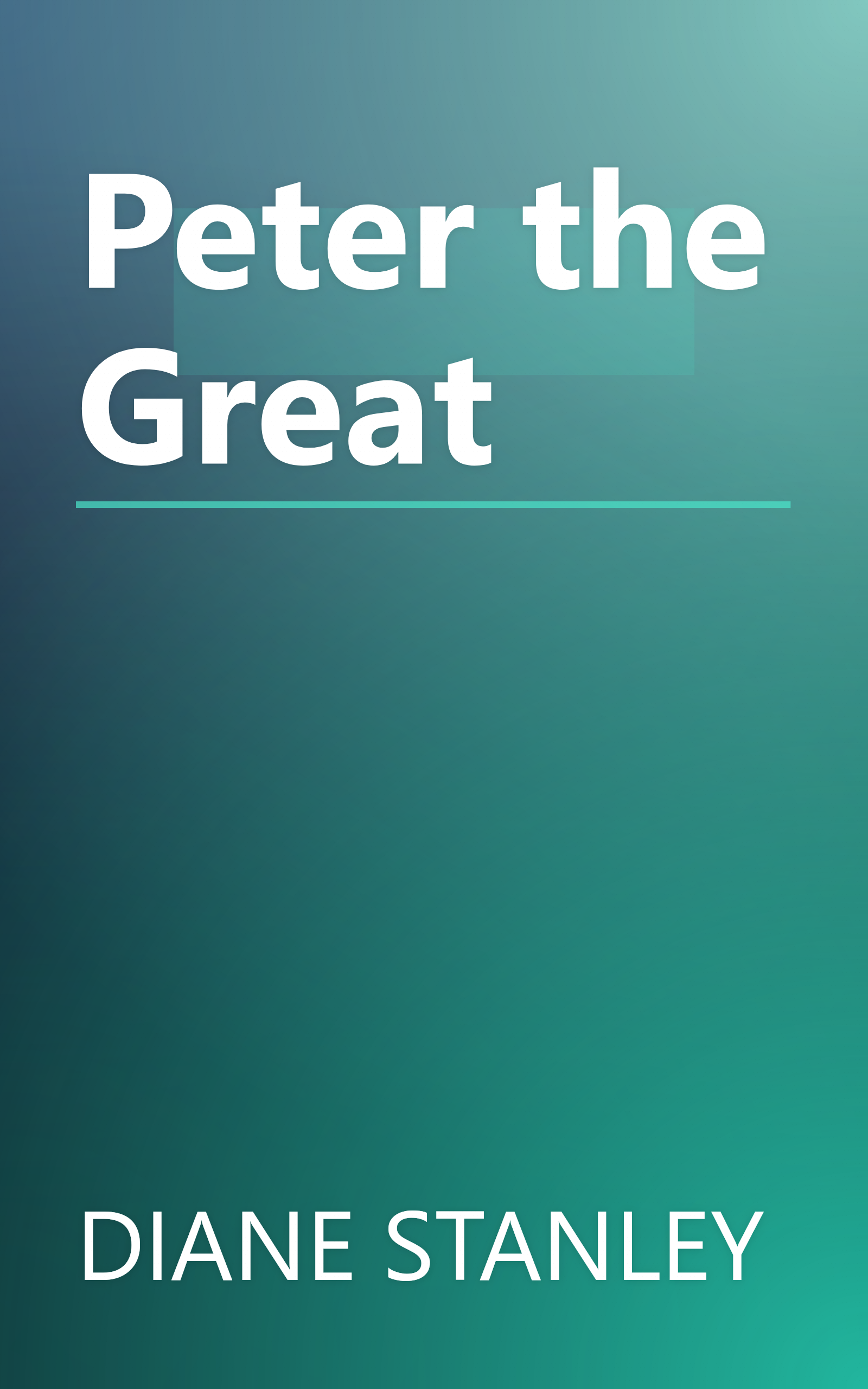 Peter the Great book cover