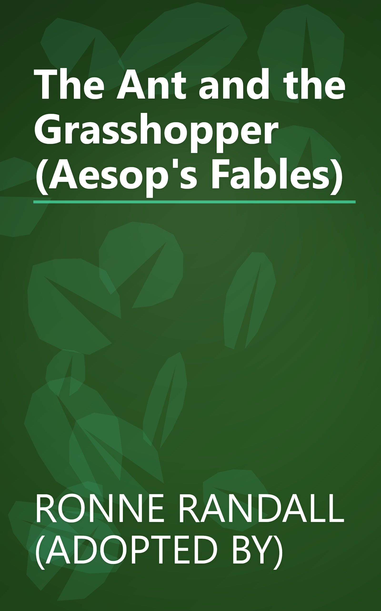 The Ant and the Grasshopper (Aesop's Fables) book cover