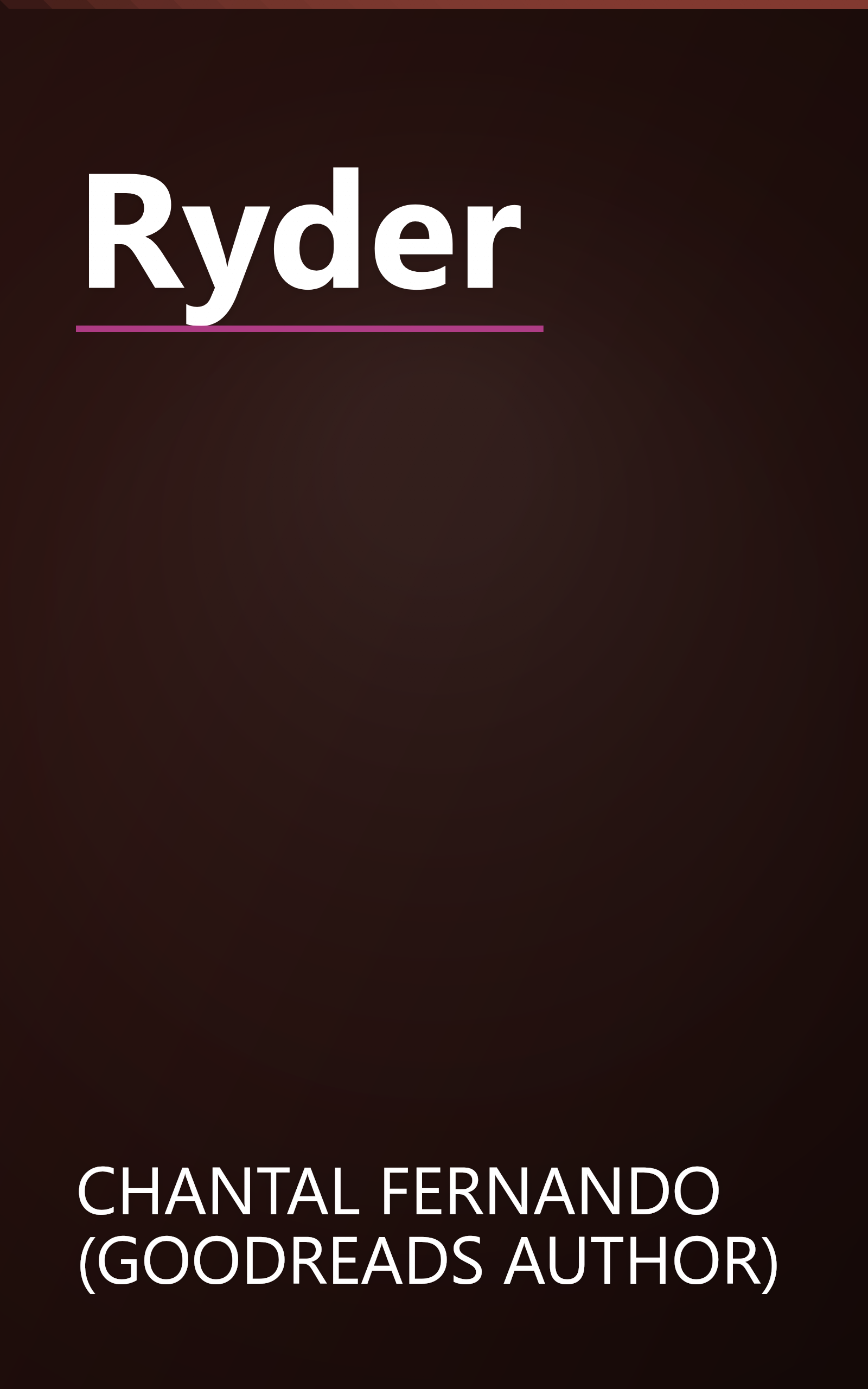 Ryder book cover