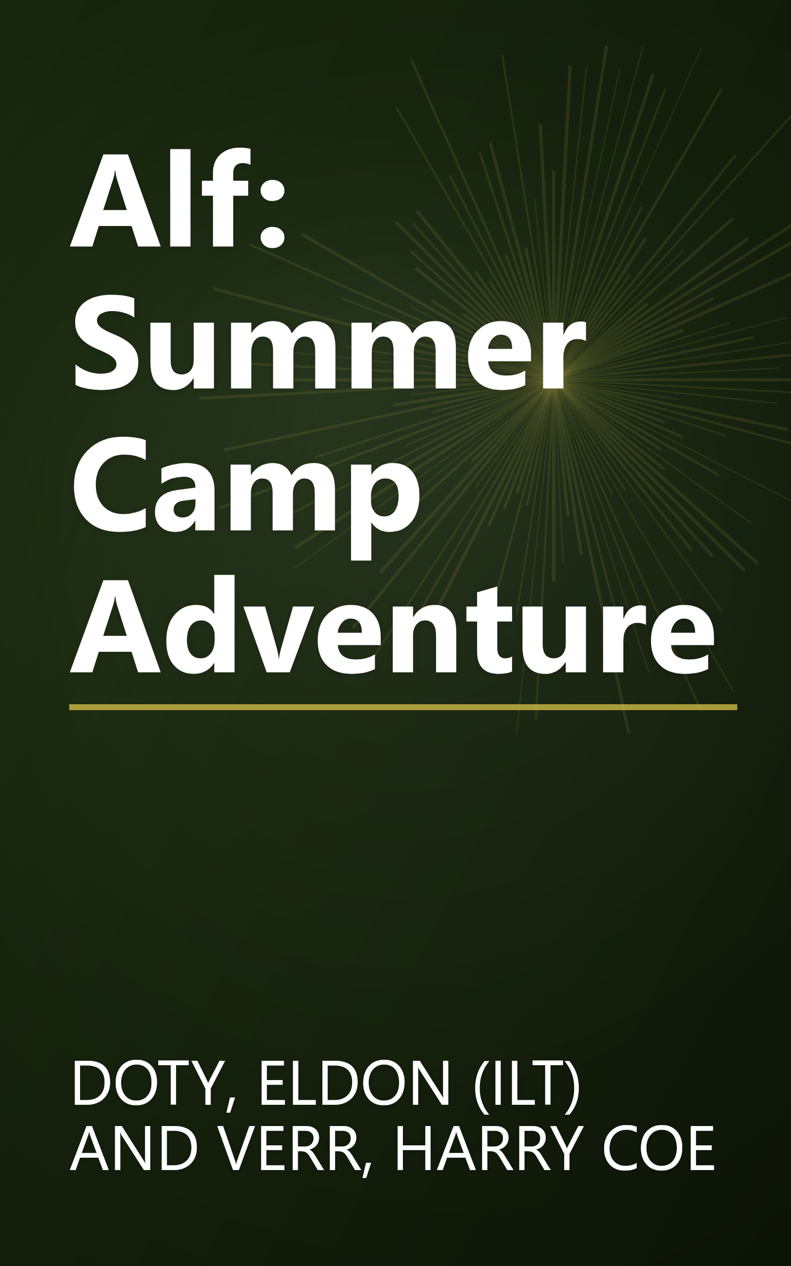 Alf: Summer Camp Adventure book cover