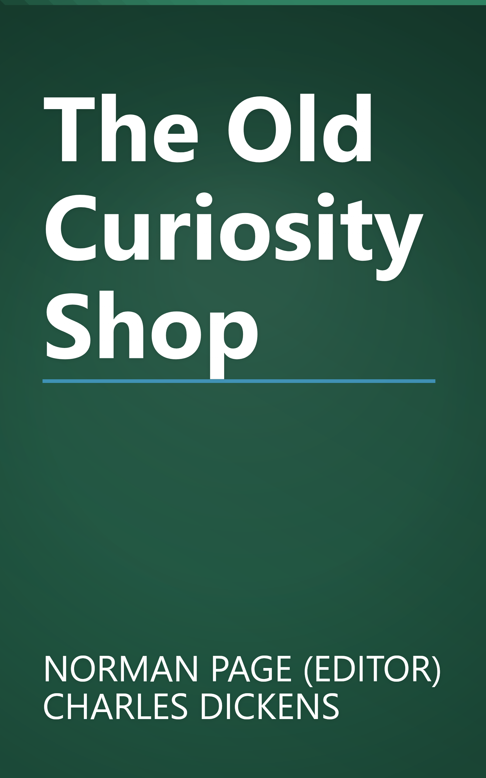 The Old Curiosity Shop book cover