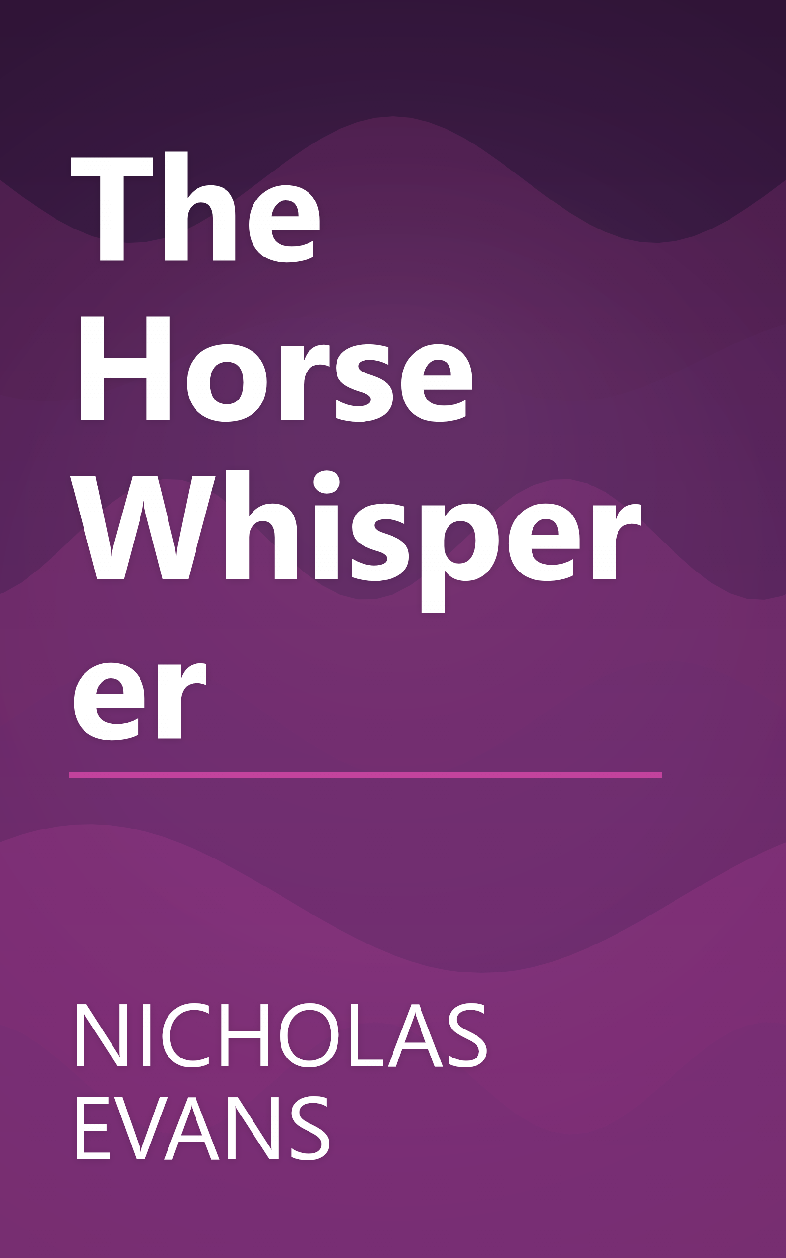The Horse Whisperer book cover