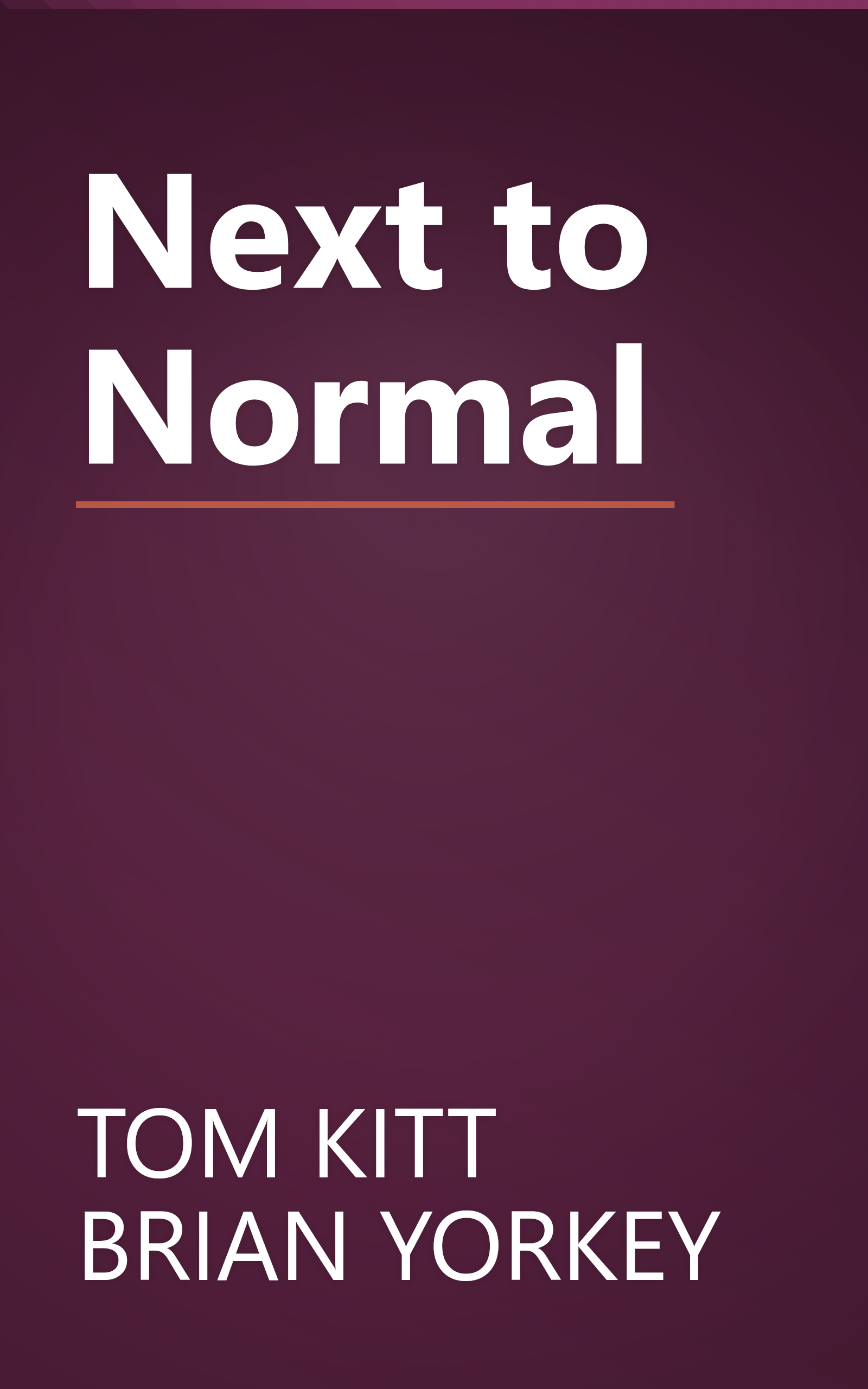 Next to Normal book cover