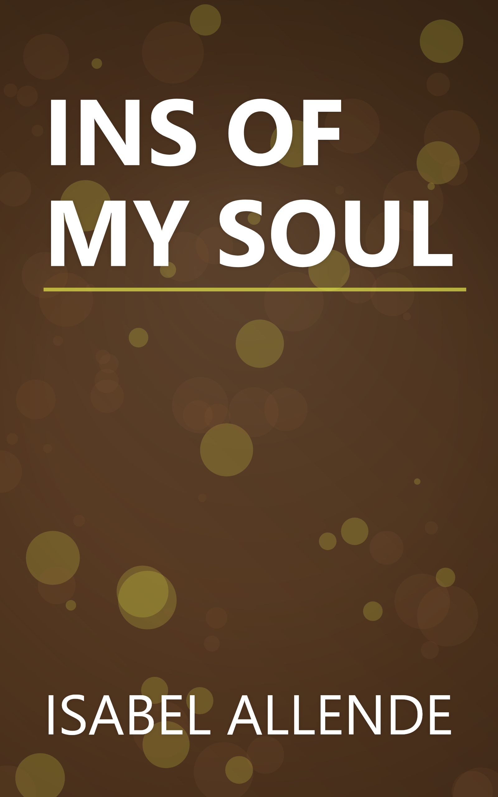 INS OF MY SOUL book cover