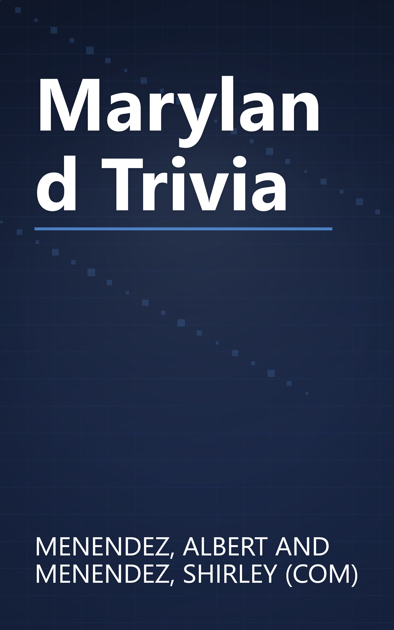 Maryland Trivia book cover