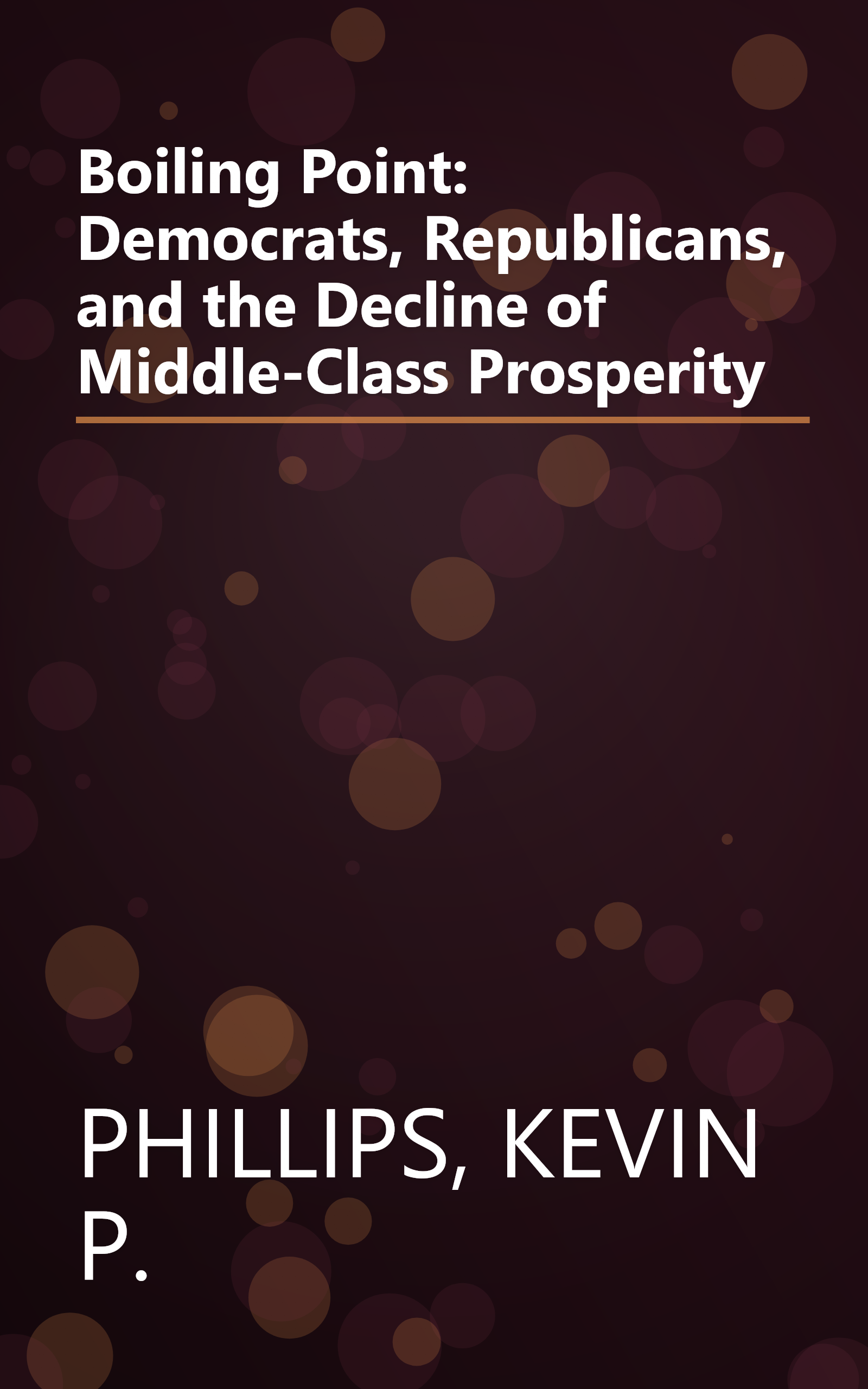 Boiling Point: Democrats, Republicans, and the Decline of Middle-Class Prosperity book cover