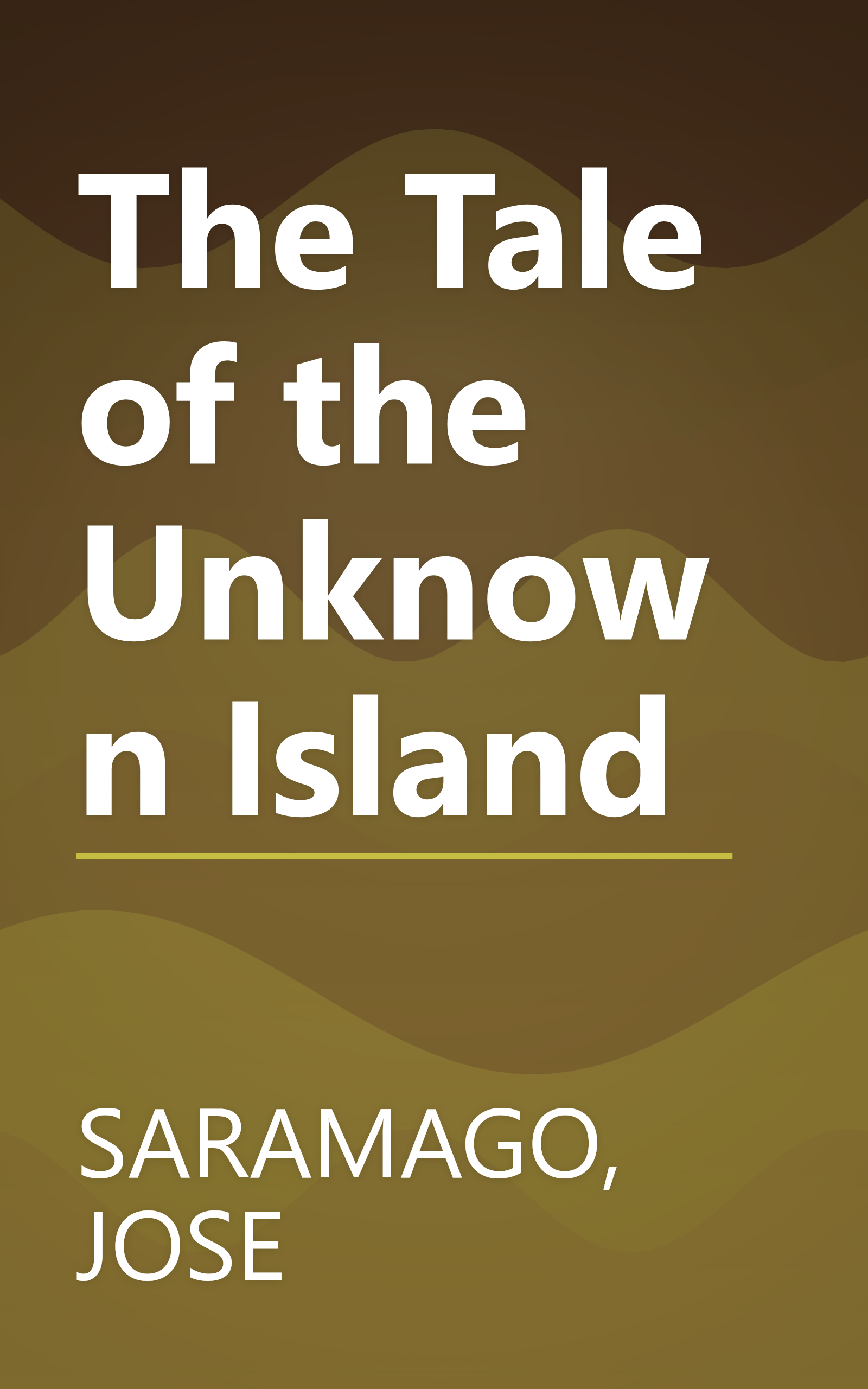 The Tale of the Unknown Island book cover
