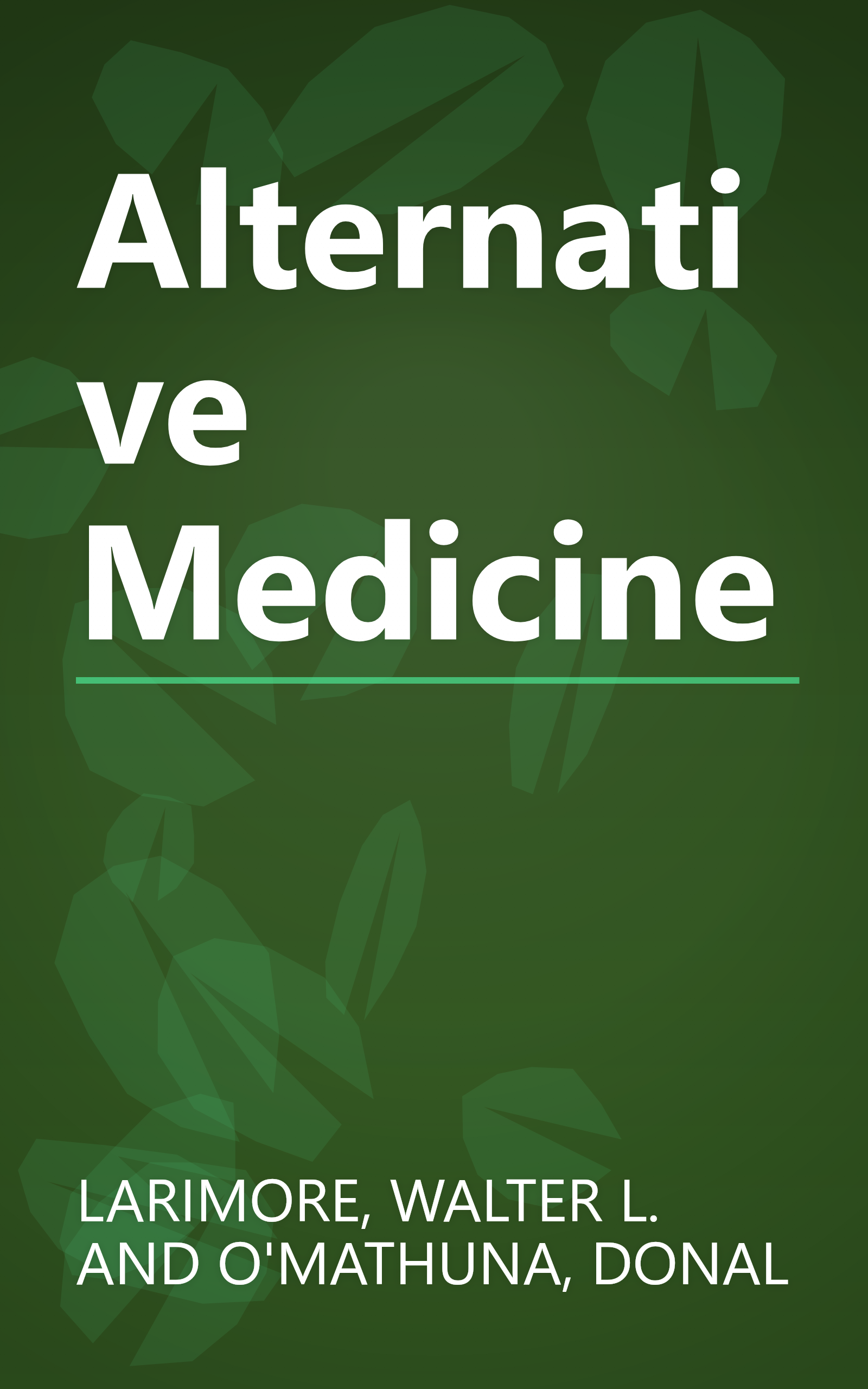 Alternative Medicine book cover