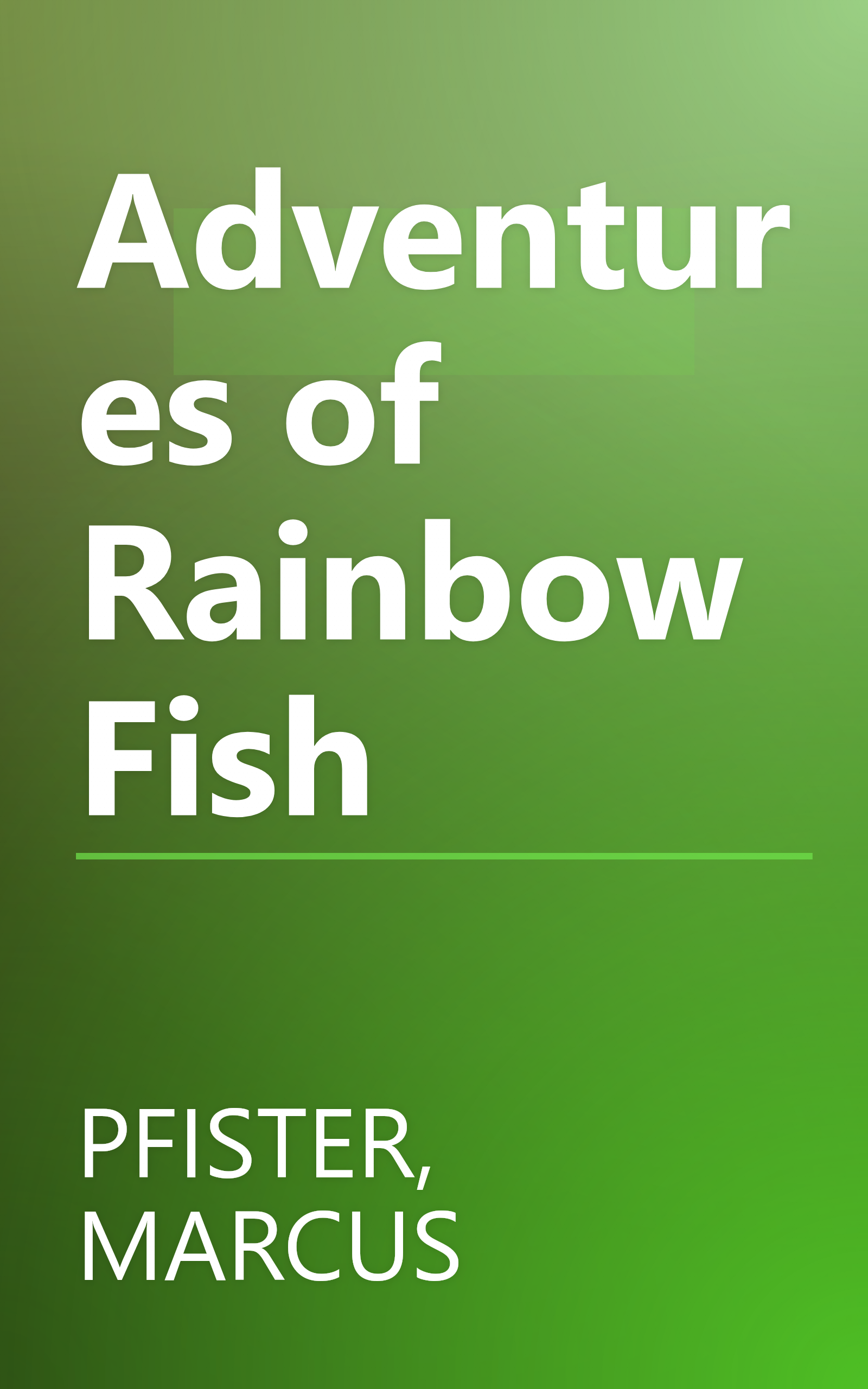 Adventures of Rainbow Fish book cover