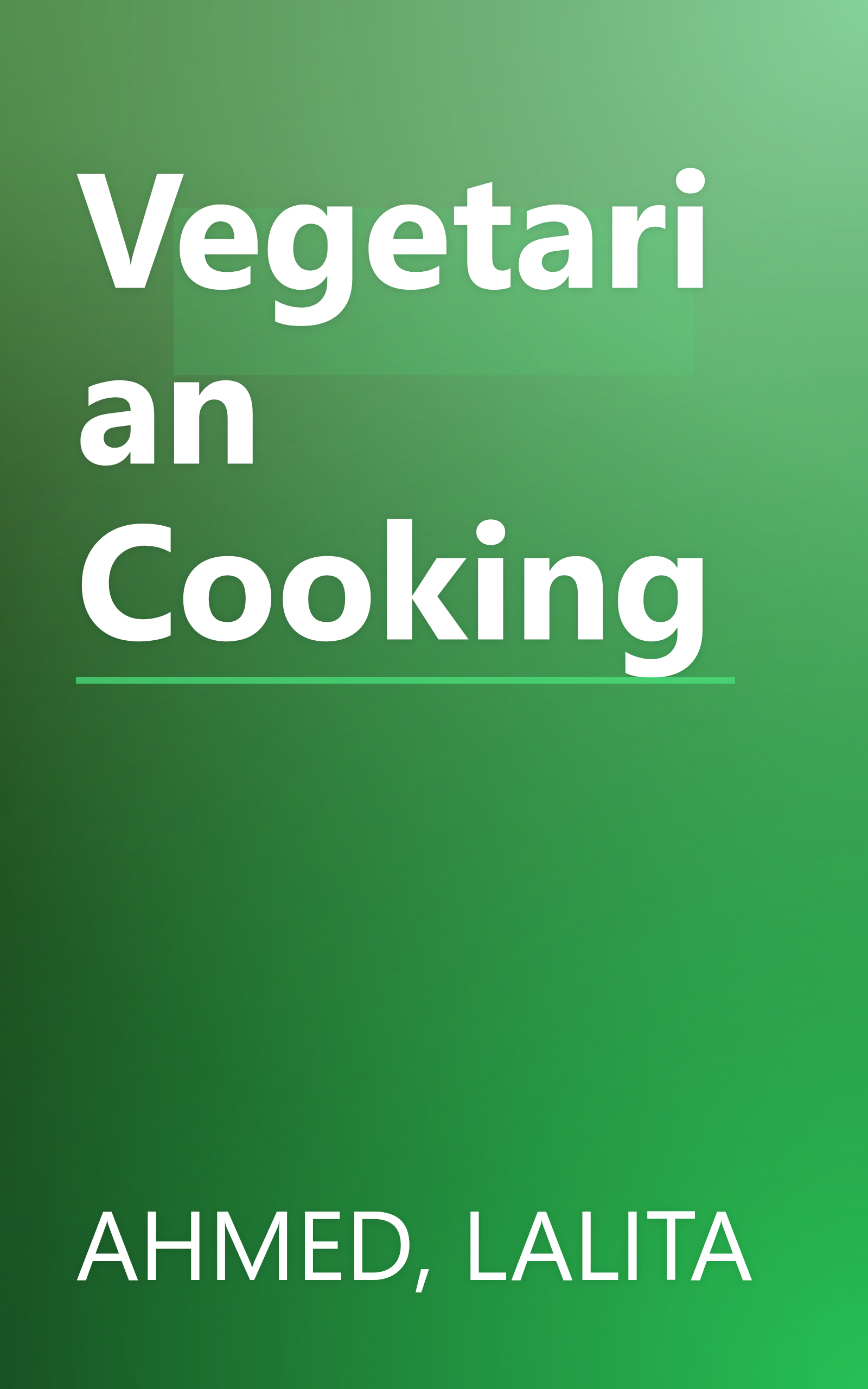 Vegetarian Cooking book cover