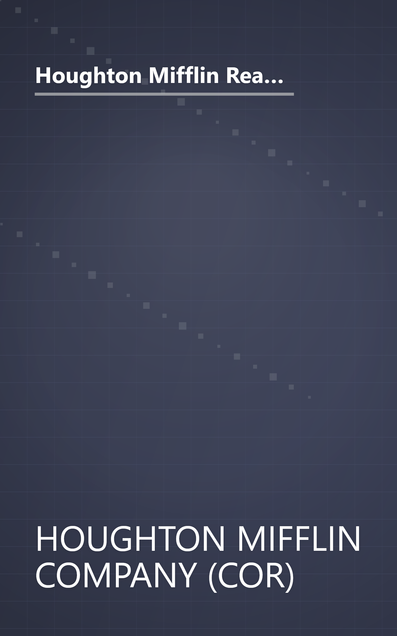 Houghton Mifflin Reading: The Nation's Choice: Theme Paperbacks, On-Level Grade 2.1 Theme 1 - The Adventures of Sugar & Junior book cover