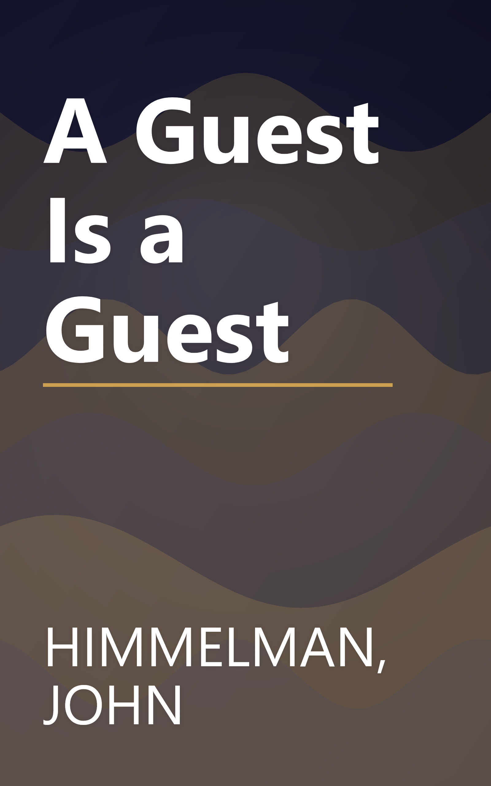 A Guest Is a Guest book cover