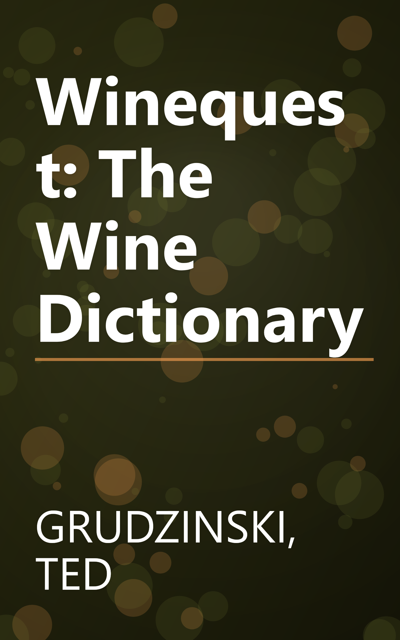 Winequest: The Wine Dictionary book cover