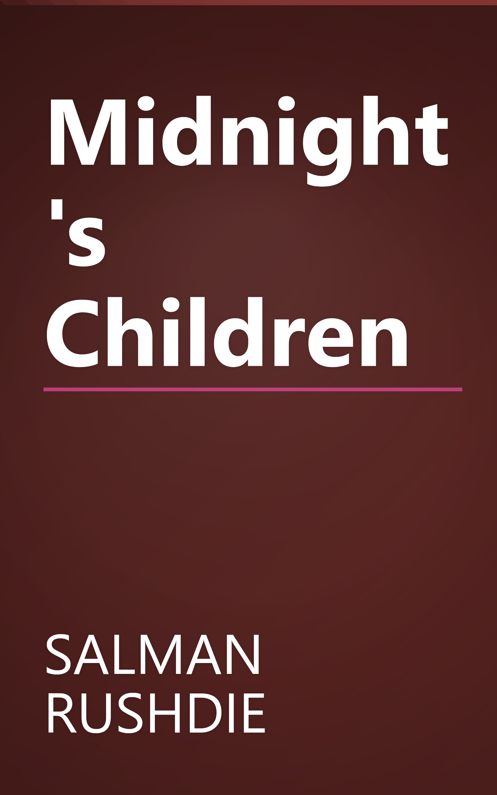 Midnight's Children book cover