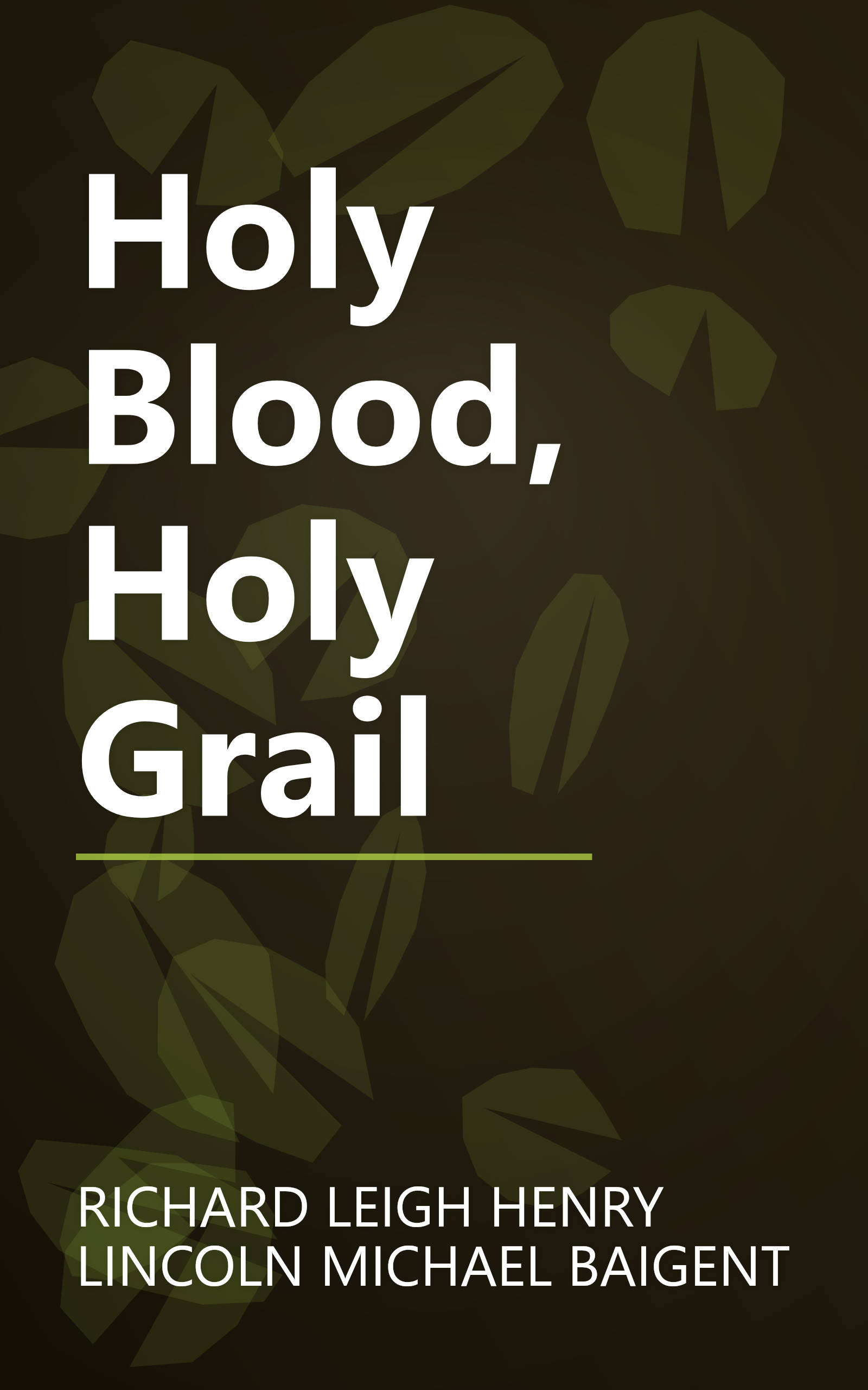 Holy Blood, Holy Grail book cover