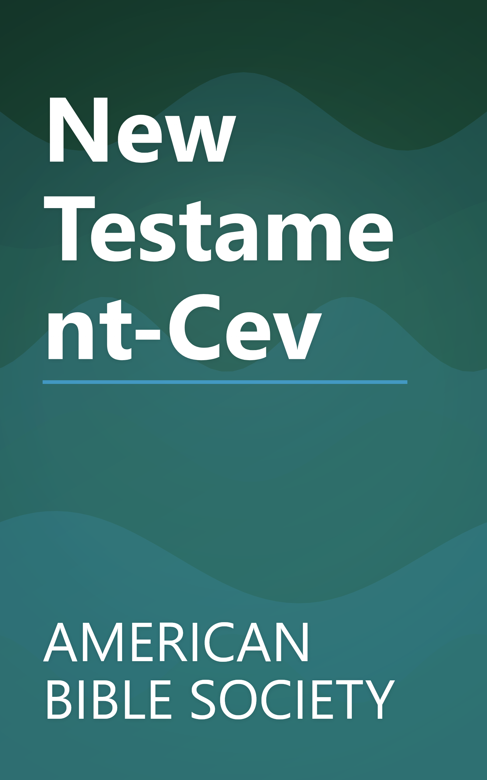 New Testament-Cev book cover