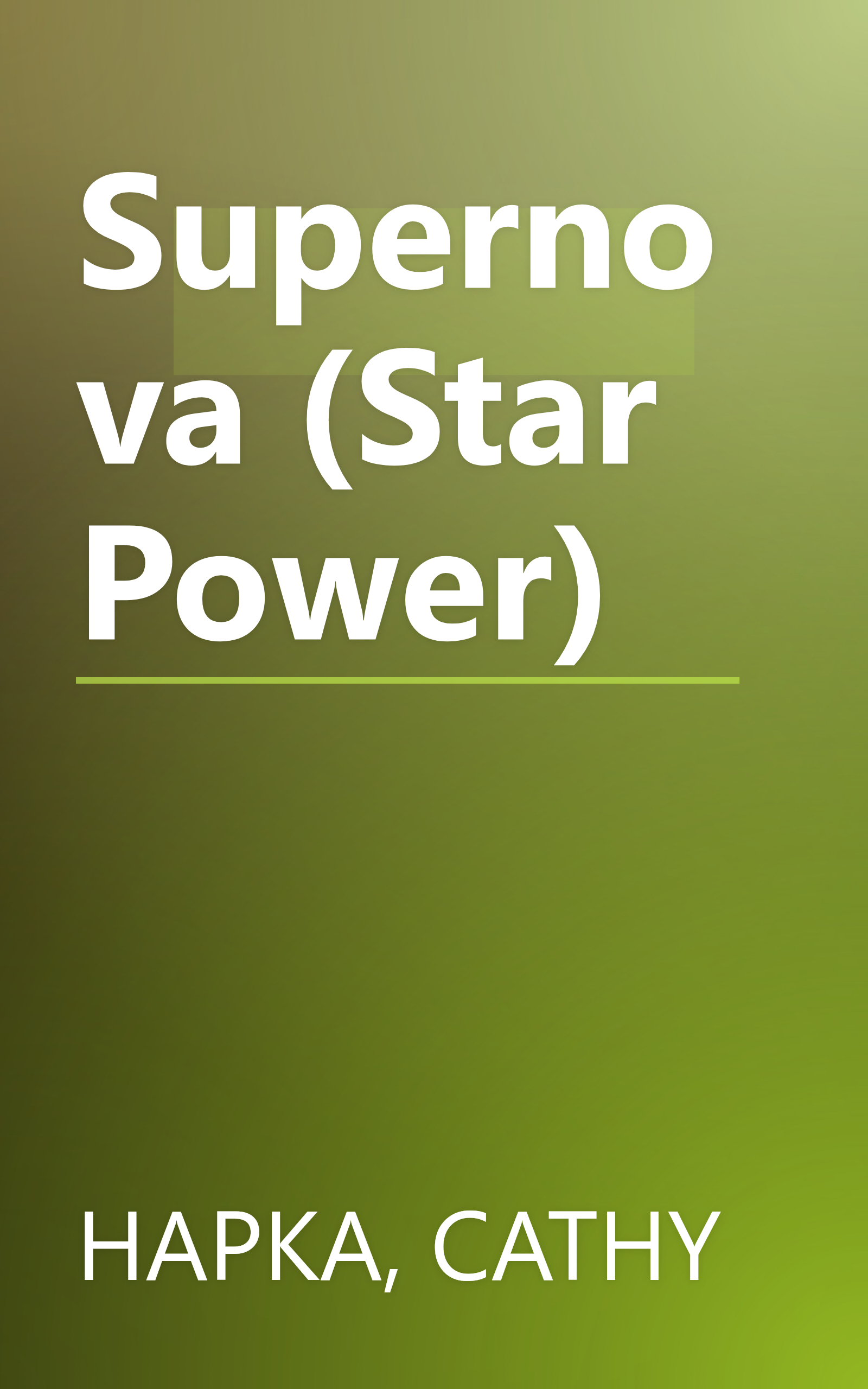 Supernova (Star Power) book cover