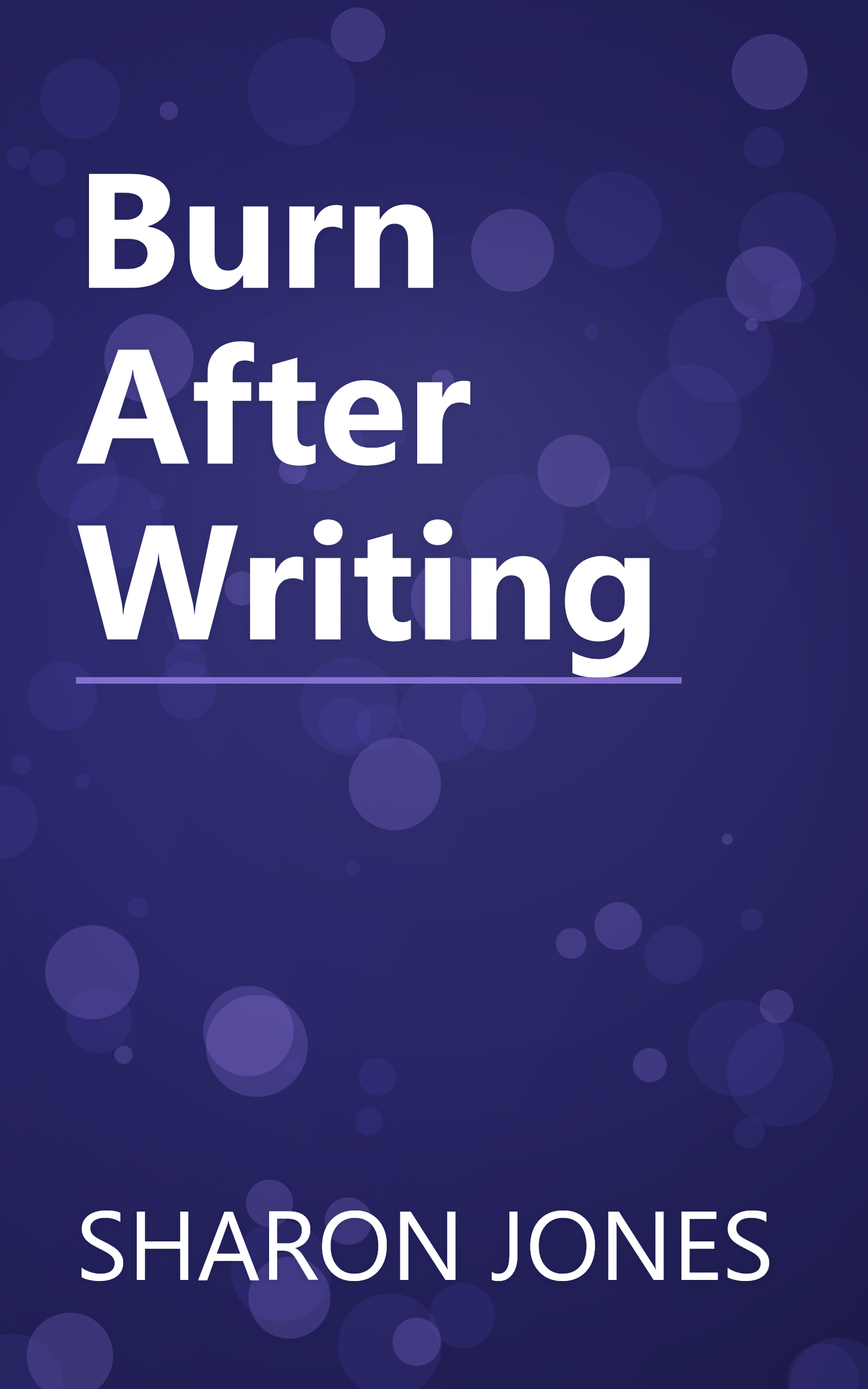 Burn After Writing book cover