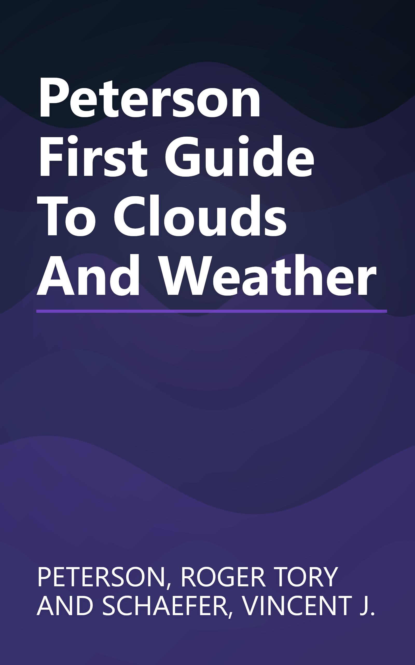 Peterson First Guide To Clouds And Weather book cover