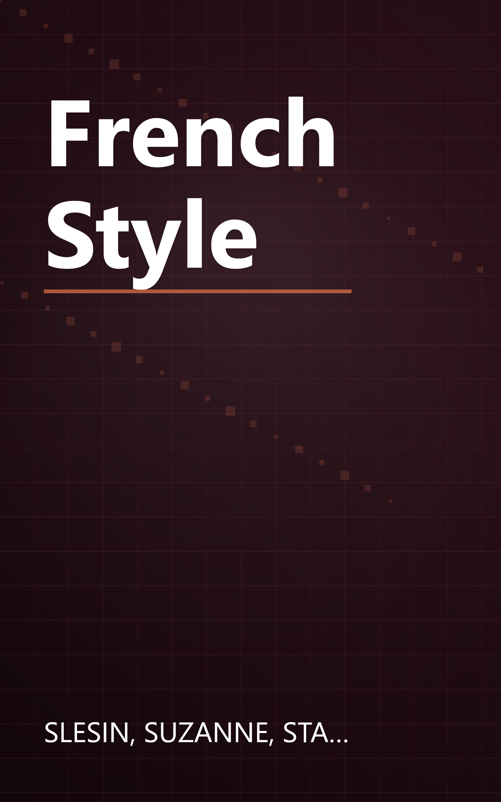 French Style book cover