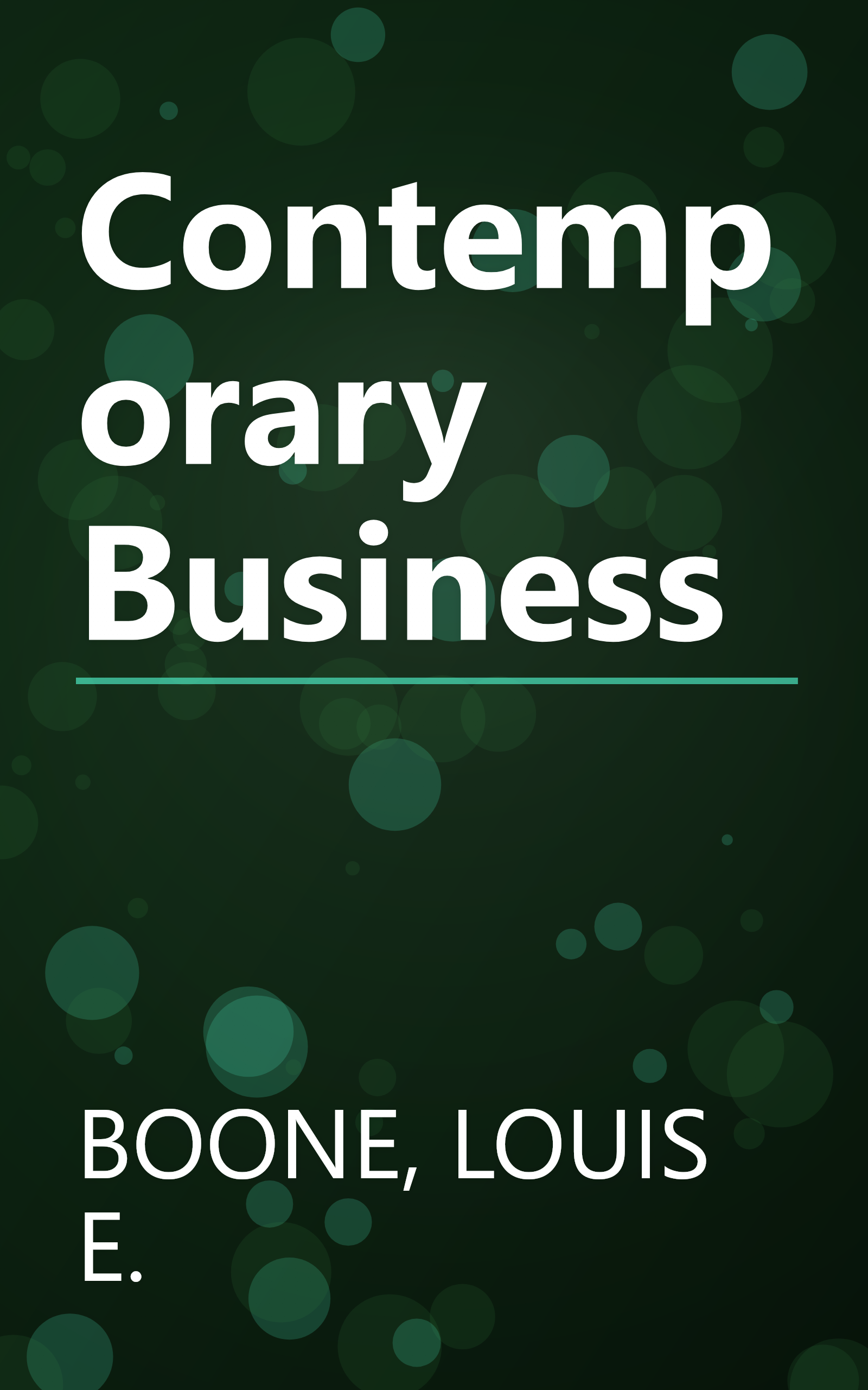 Contemporary Business book cover