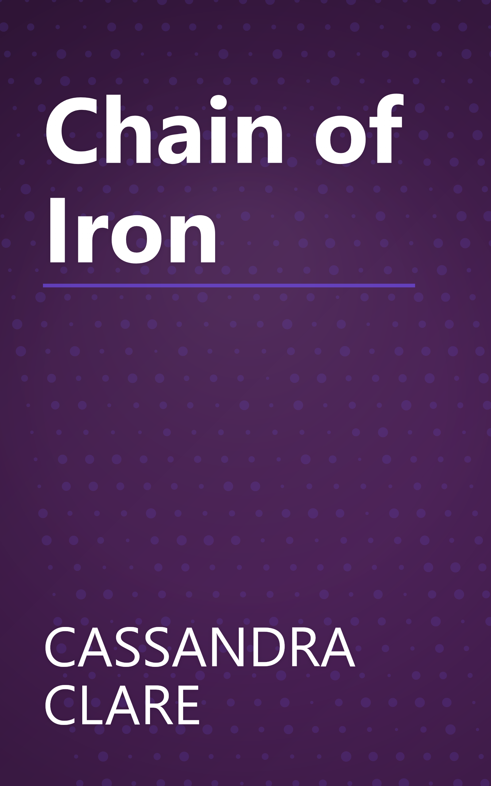 Chain of Iron book cover