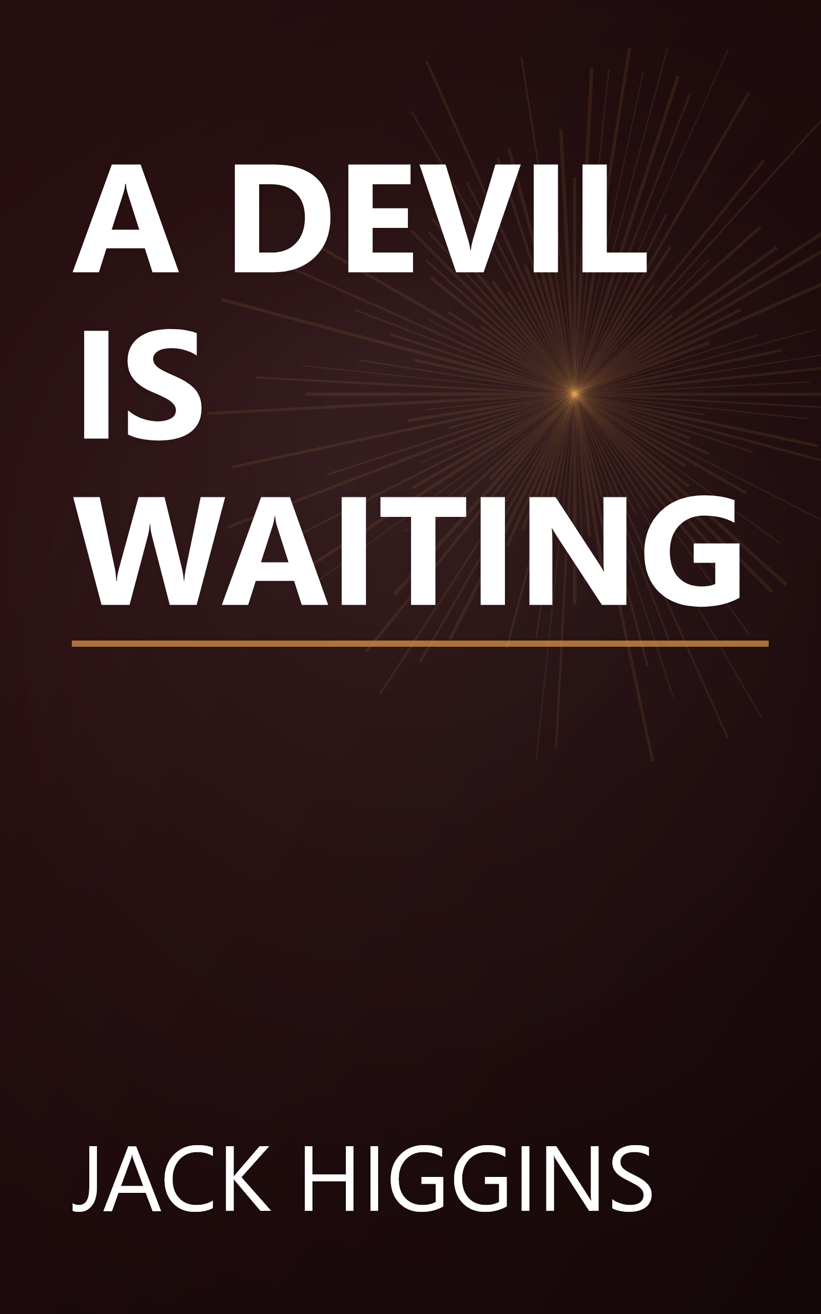 A DEVIL IS WAITING book cover
