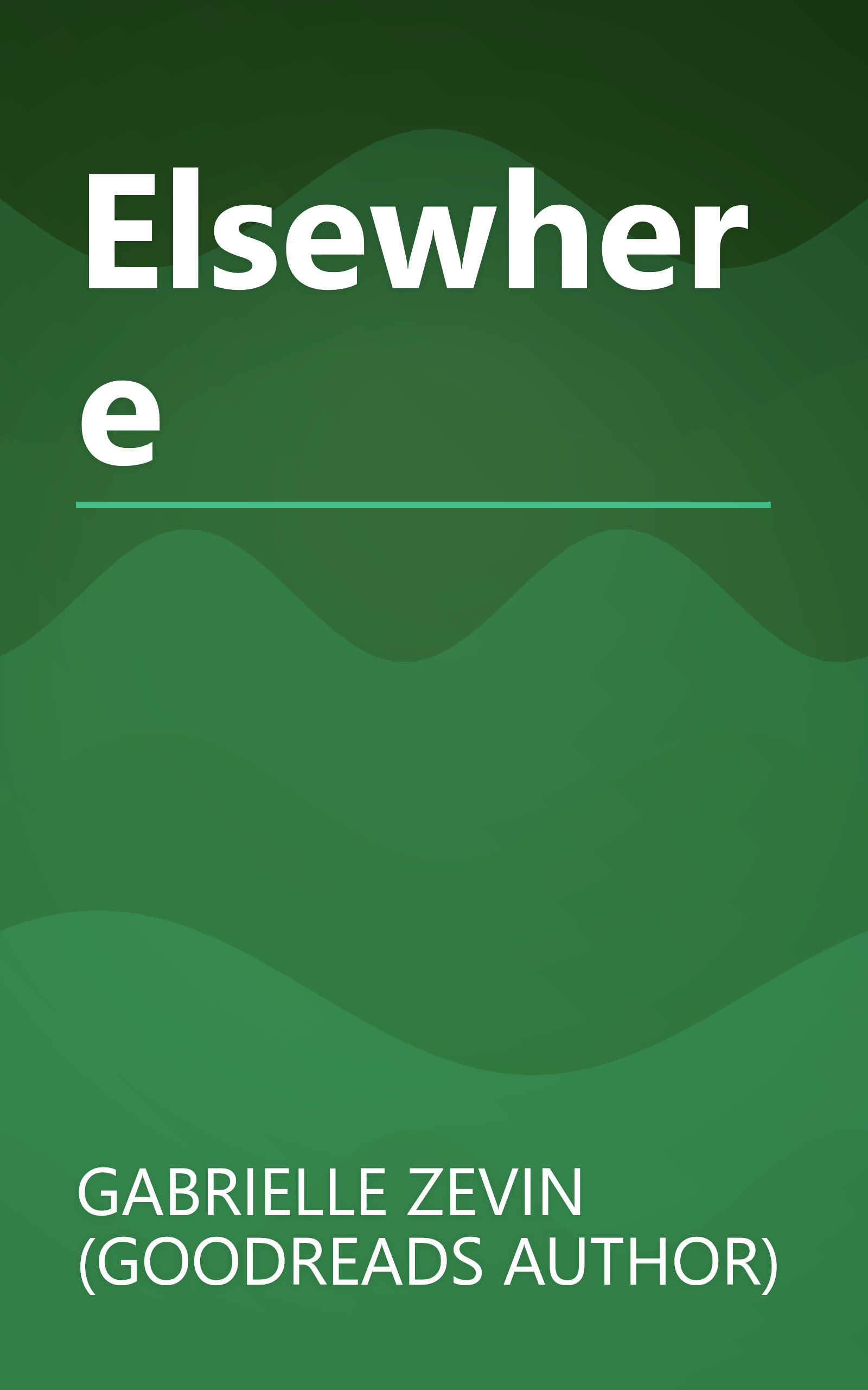 Elsewhere book cover
