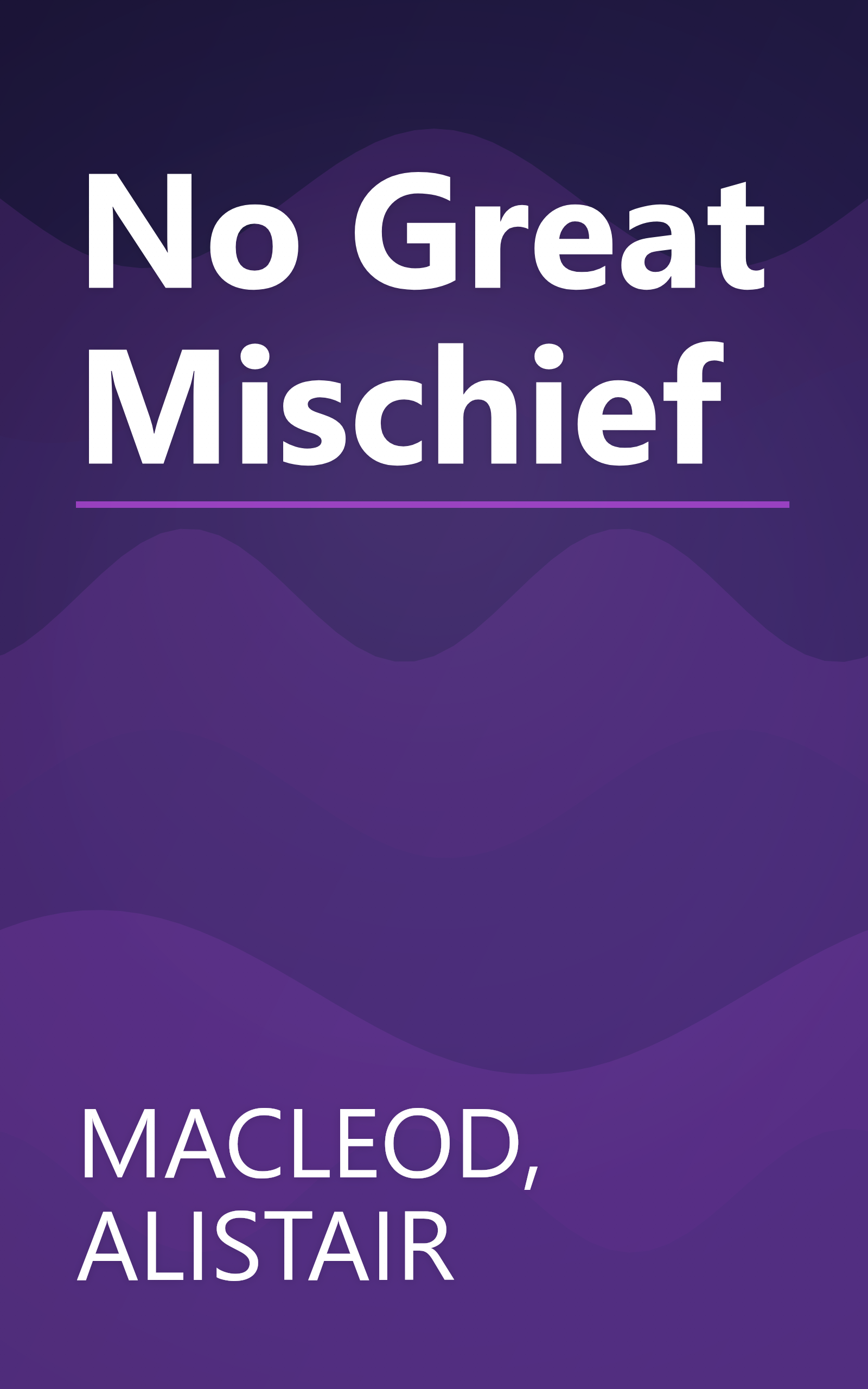 No Great Mischief book cover