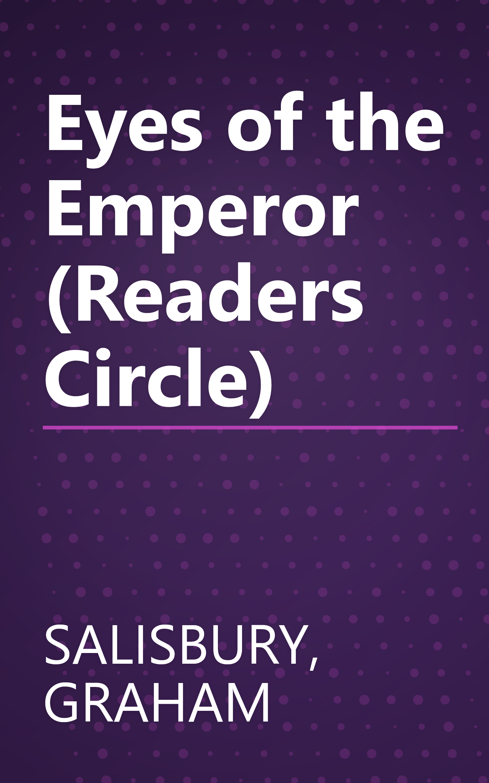 Eyes of the Emperor (Readers Circle) book cover