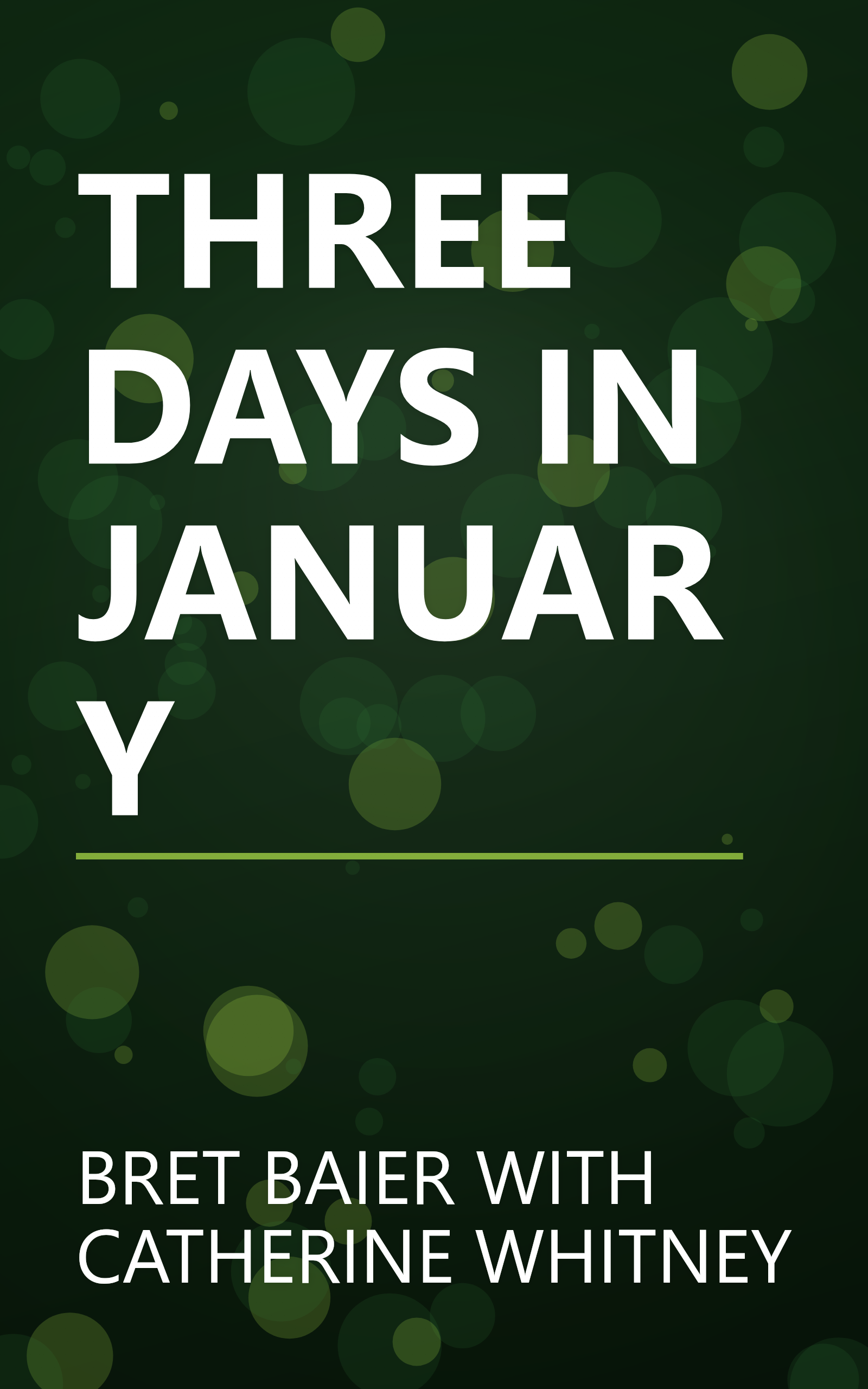 THREE DAYS IN JANUARY book cover
